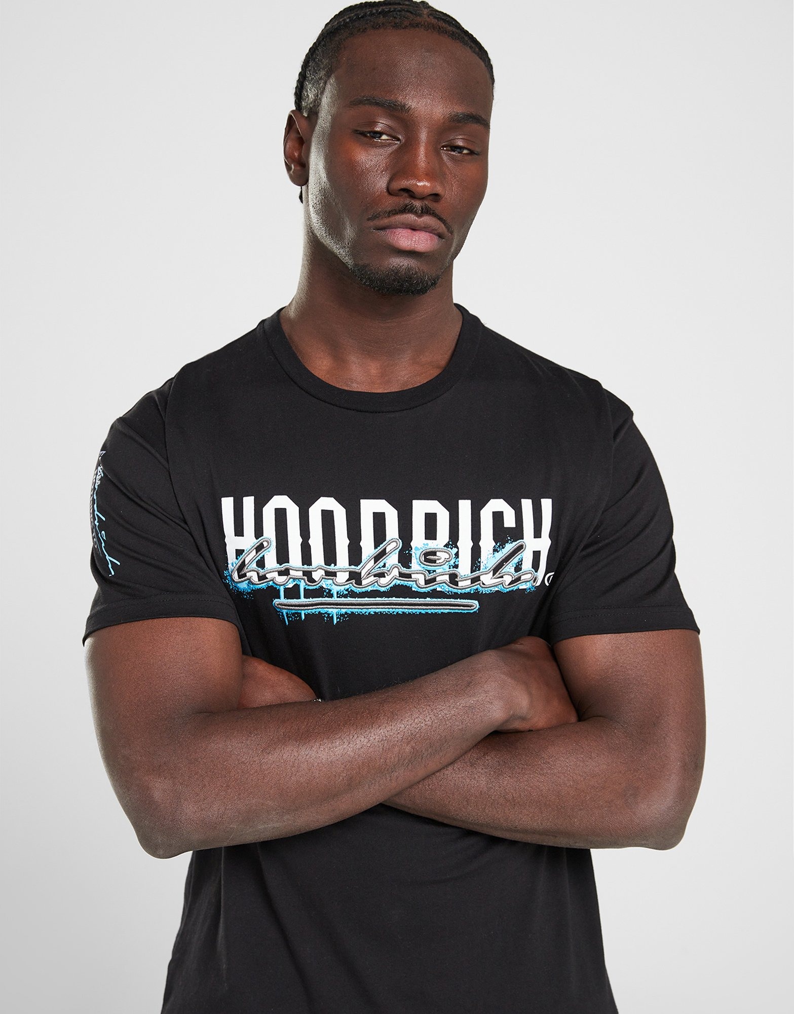 Black Hoodrich Splatter T-Shirt | JD Sports