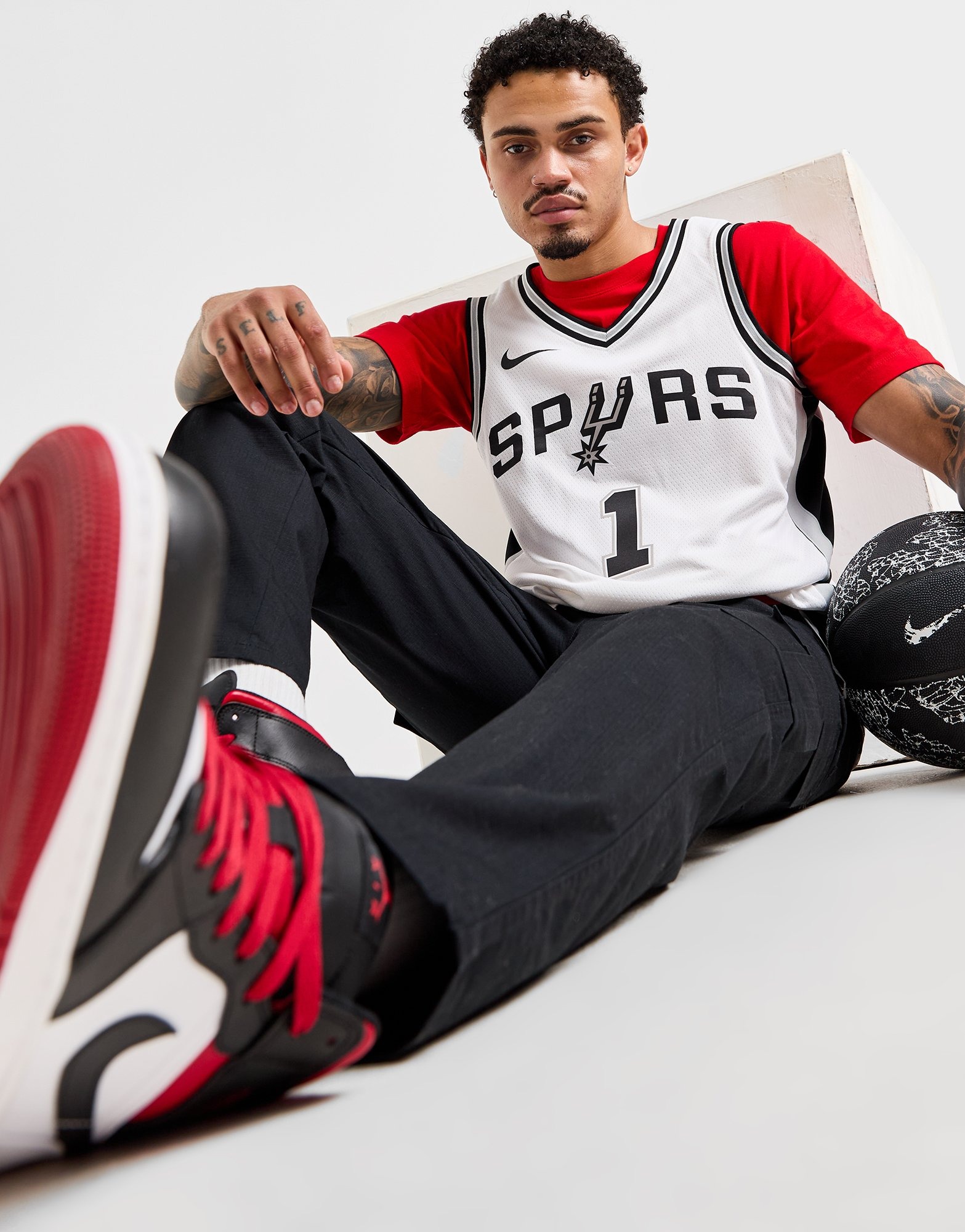 White Nike NBA San Antonio Spurs Wembanyama #1 Jersey - JD Sports Global