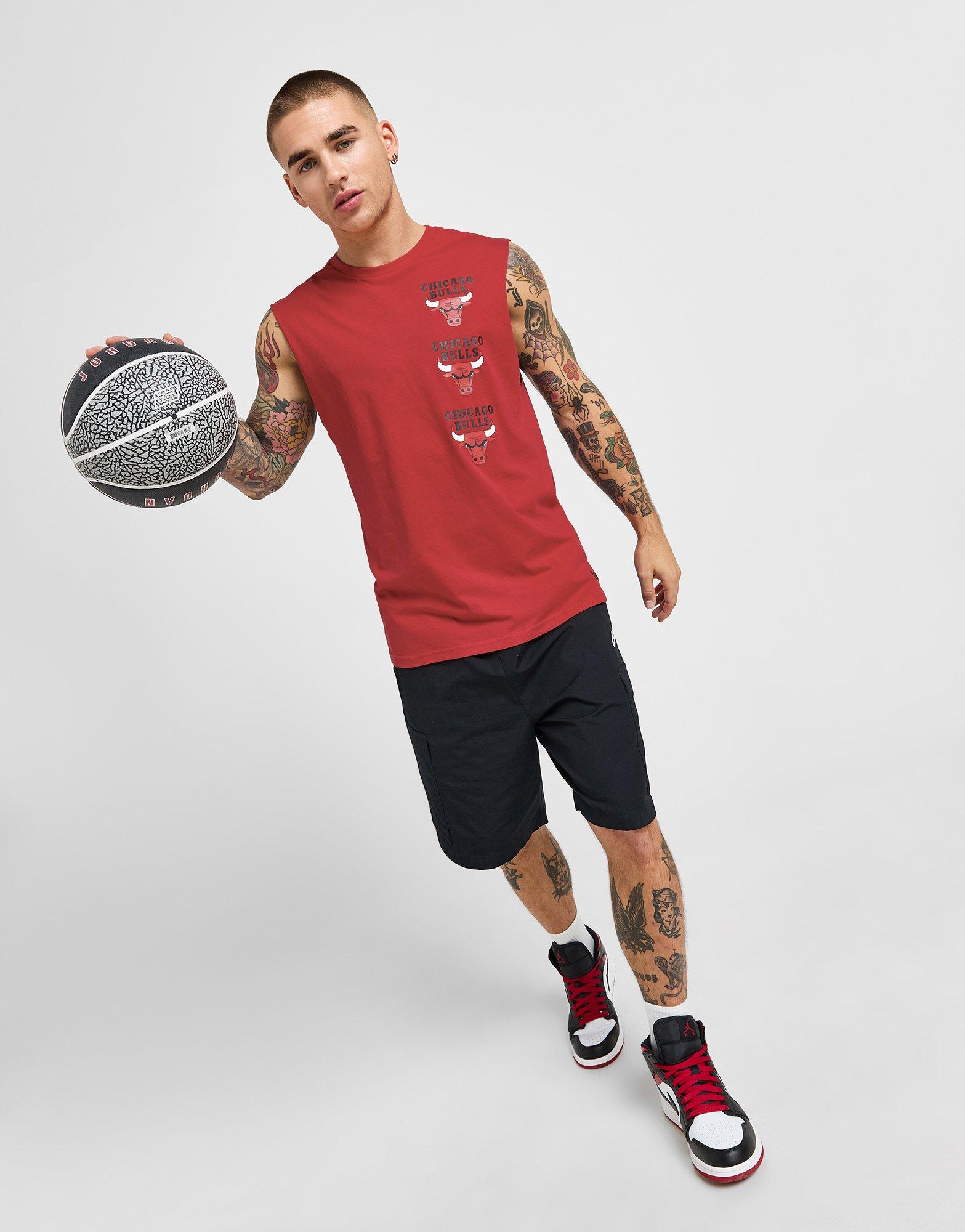 Red New Era NBA Chicago Bulls Stack Vest - JD Sports Ireland