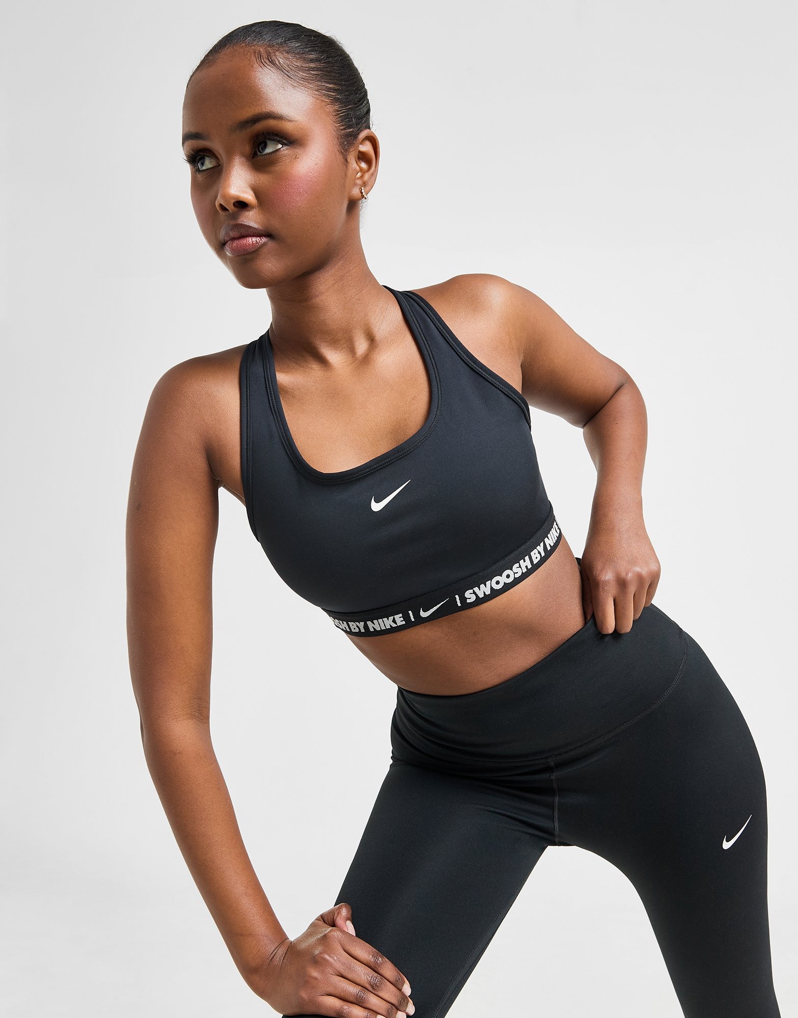 Black Nike Training Swoosh Bra Jd Sports Nz