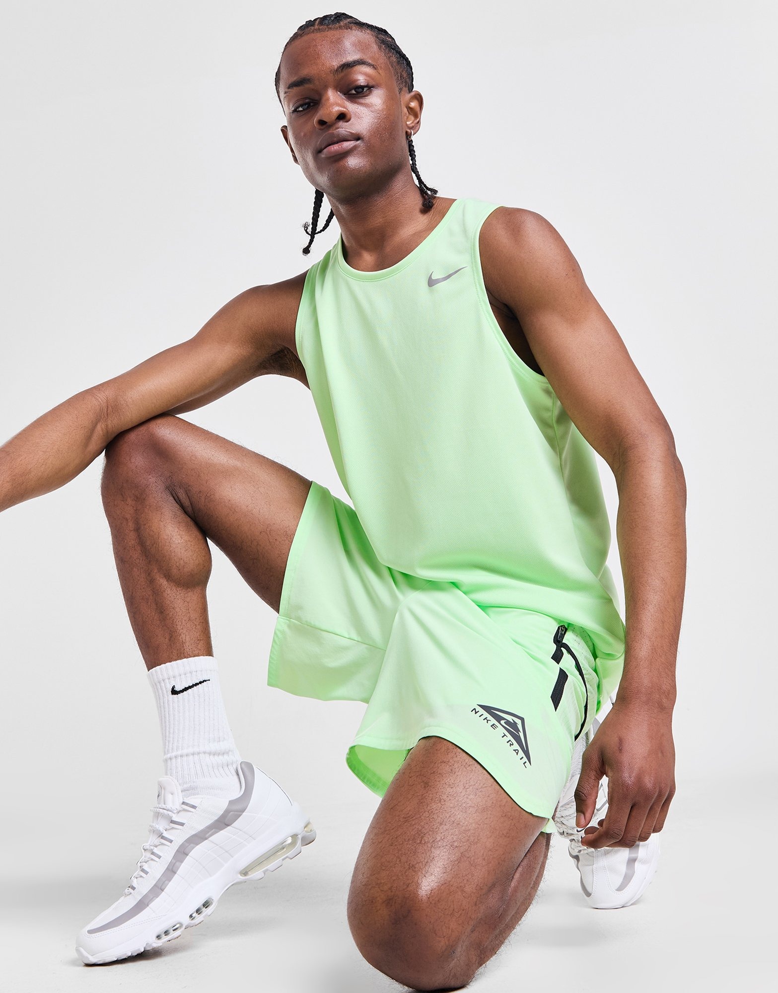 Green Nike Trail 7 Shorts Jd Sports Ireland