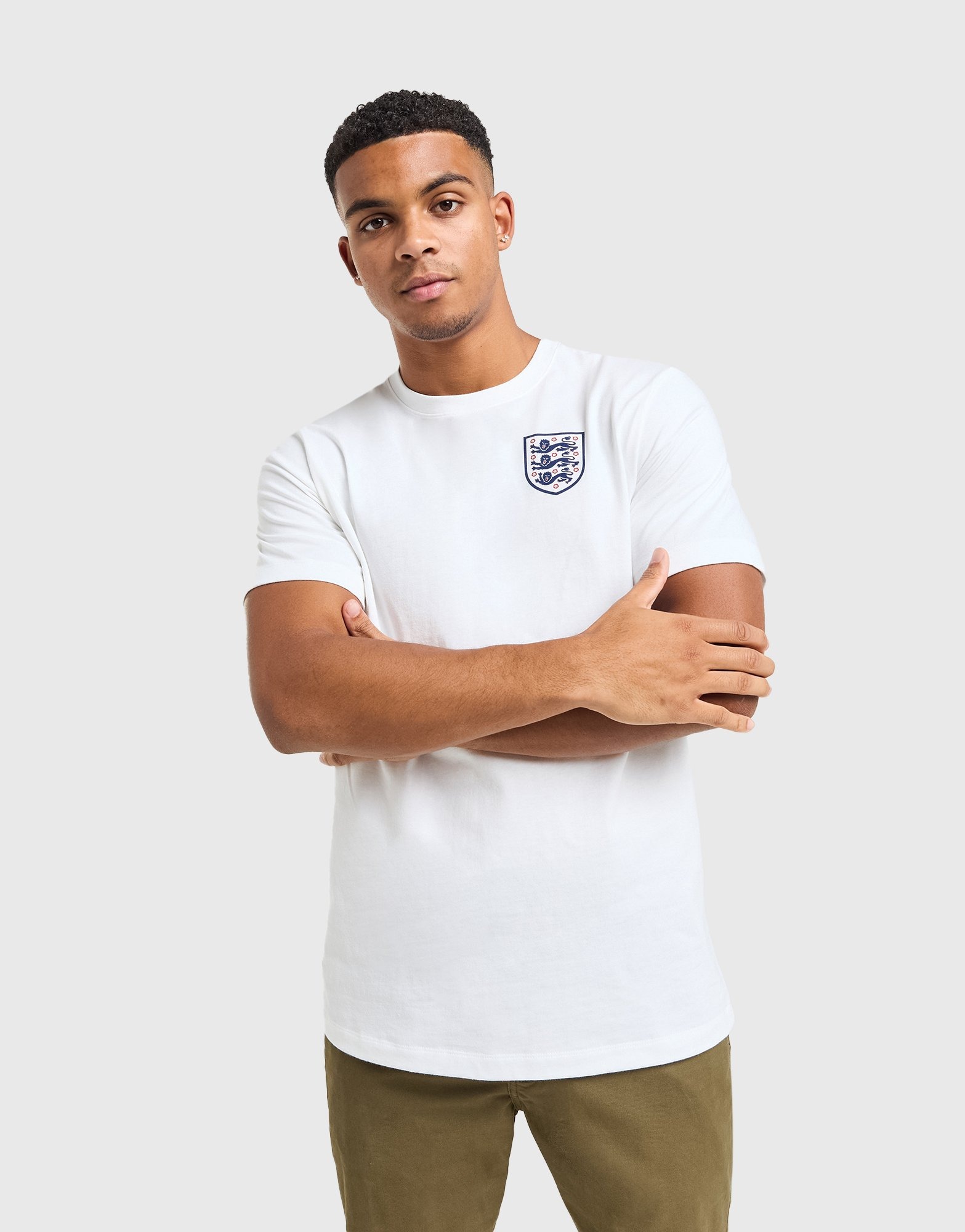 White Nike England Crest T-Shirt - JD Sports NZ