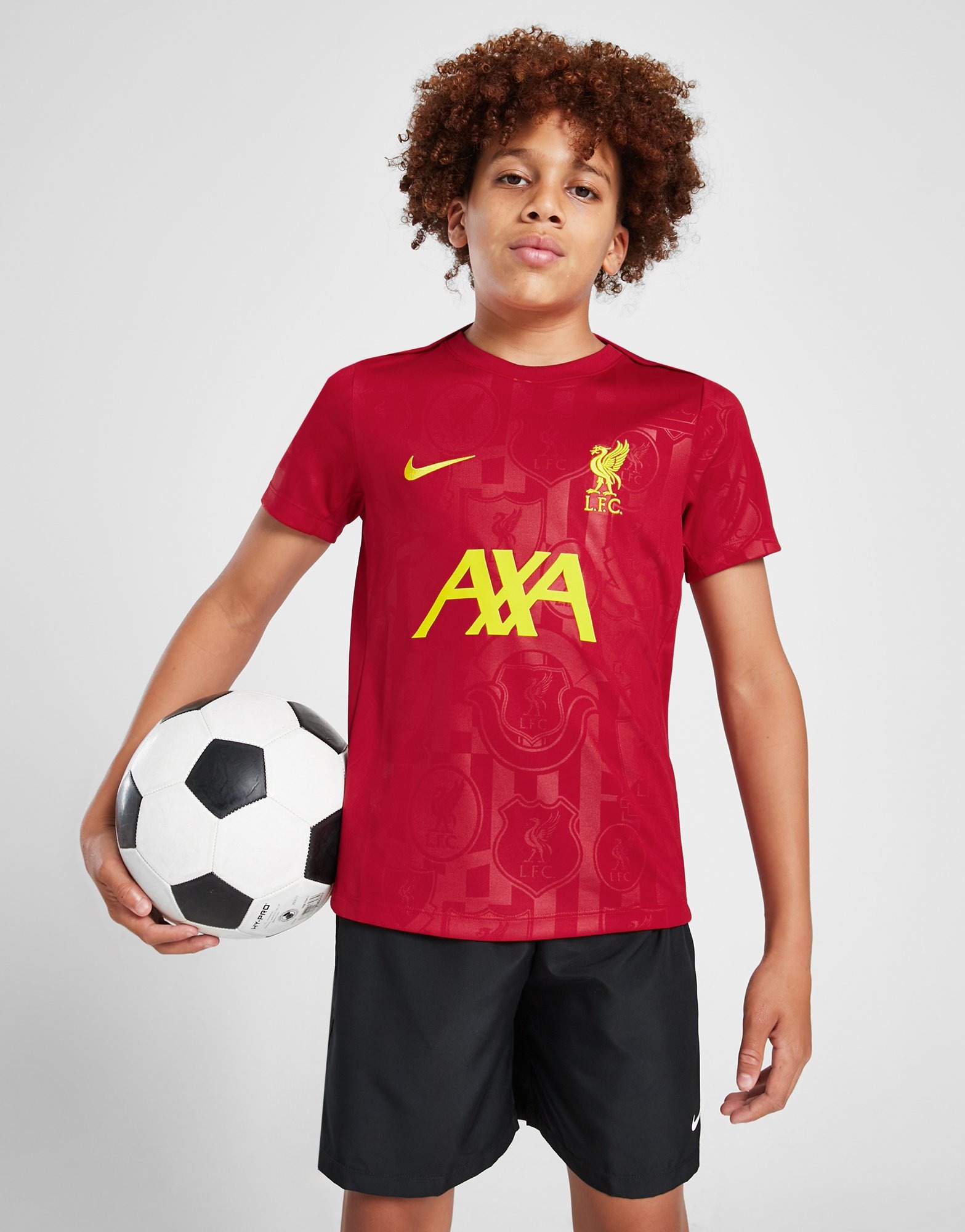 Red Nike Liverpool FC Pre Match Shirt Junior | JD Sports