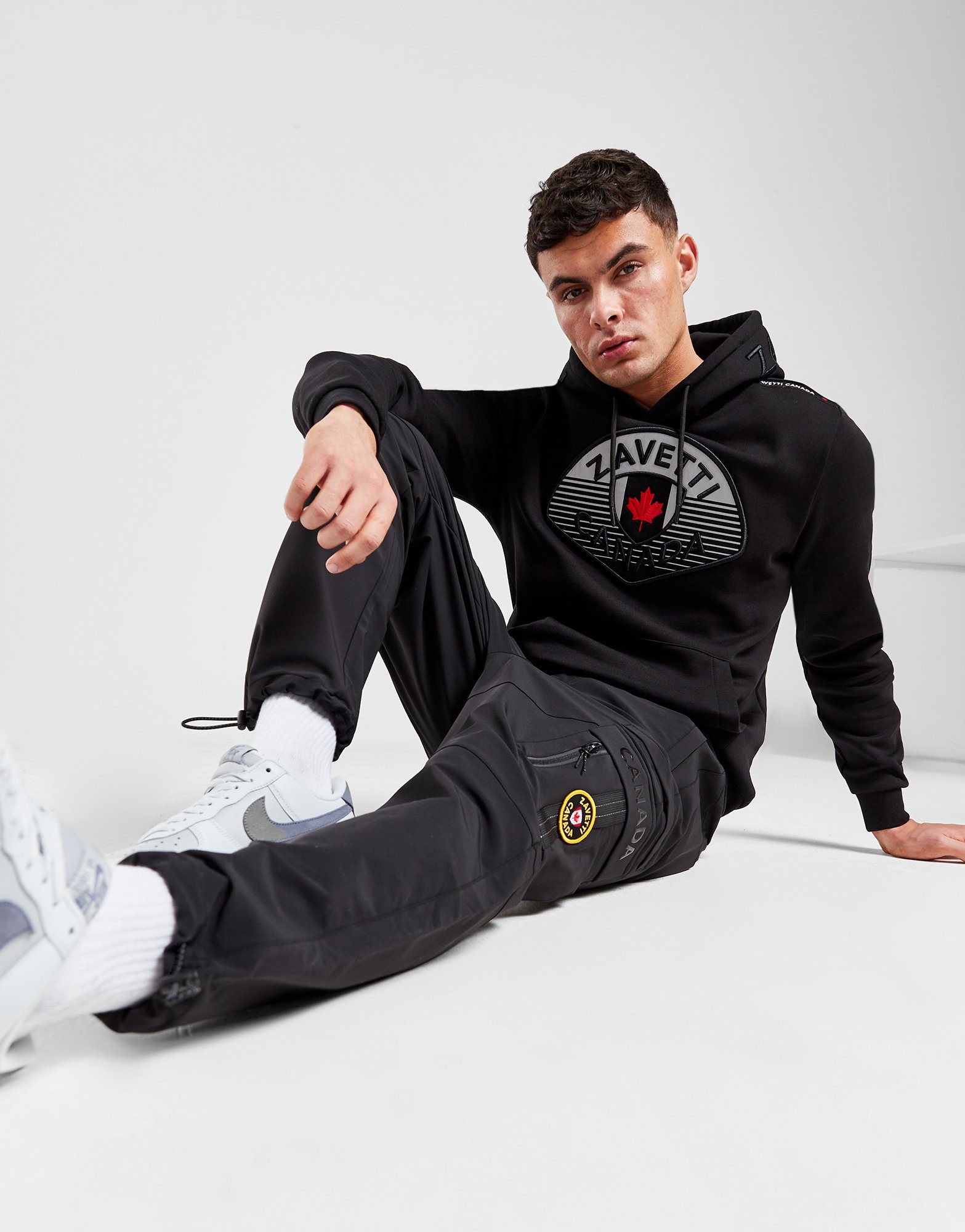 Black Zavetti Canada Gatelli Cargo Pants - JD Sports NZ