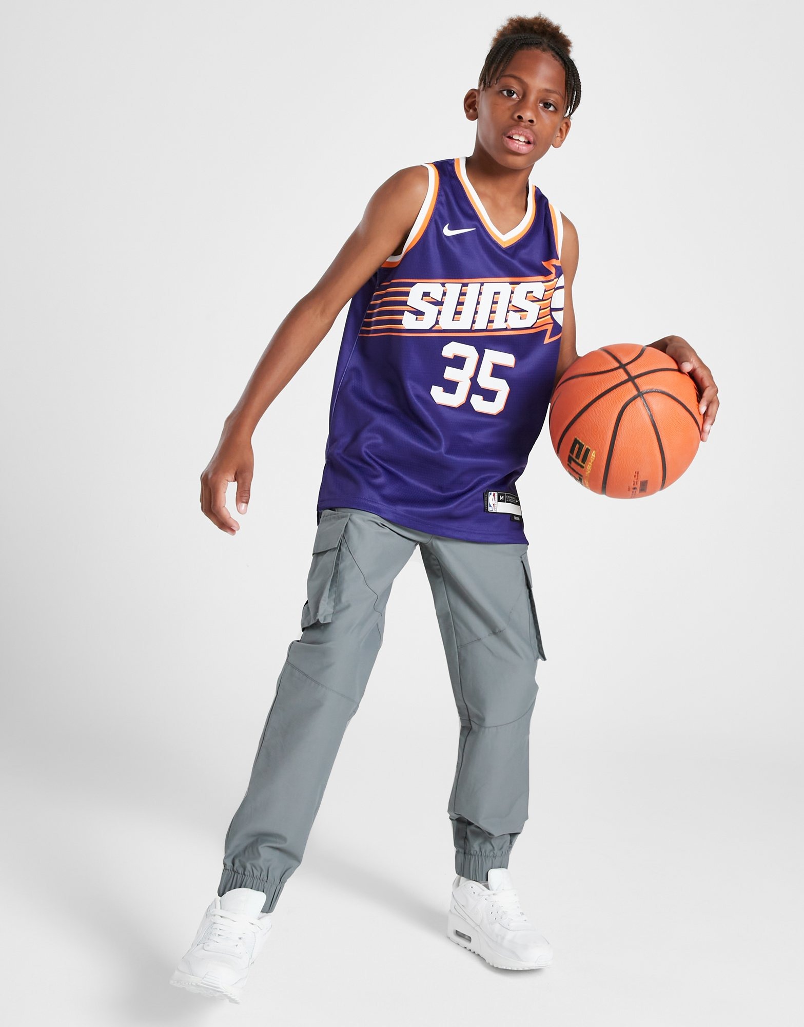 Nike NBA Phoenix Suns Durant #35 Jersey Júnior em Roxo | JD Sports