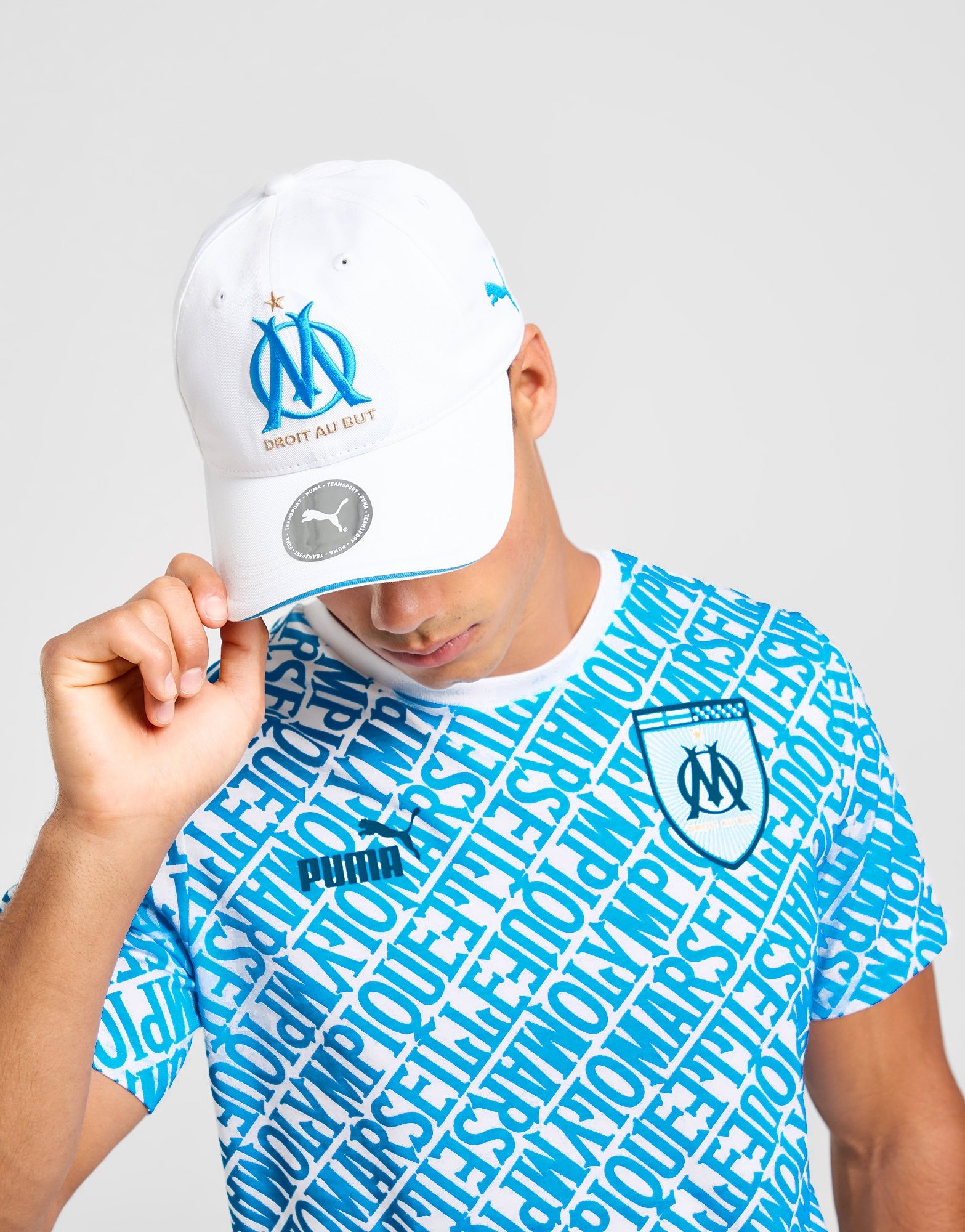 White PUMA Olympique Marseille Team Cap - JD Sports Global