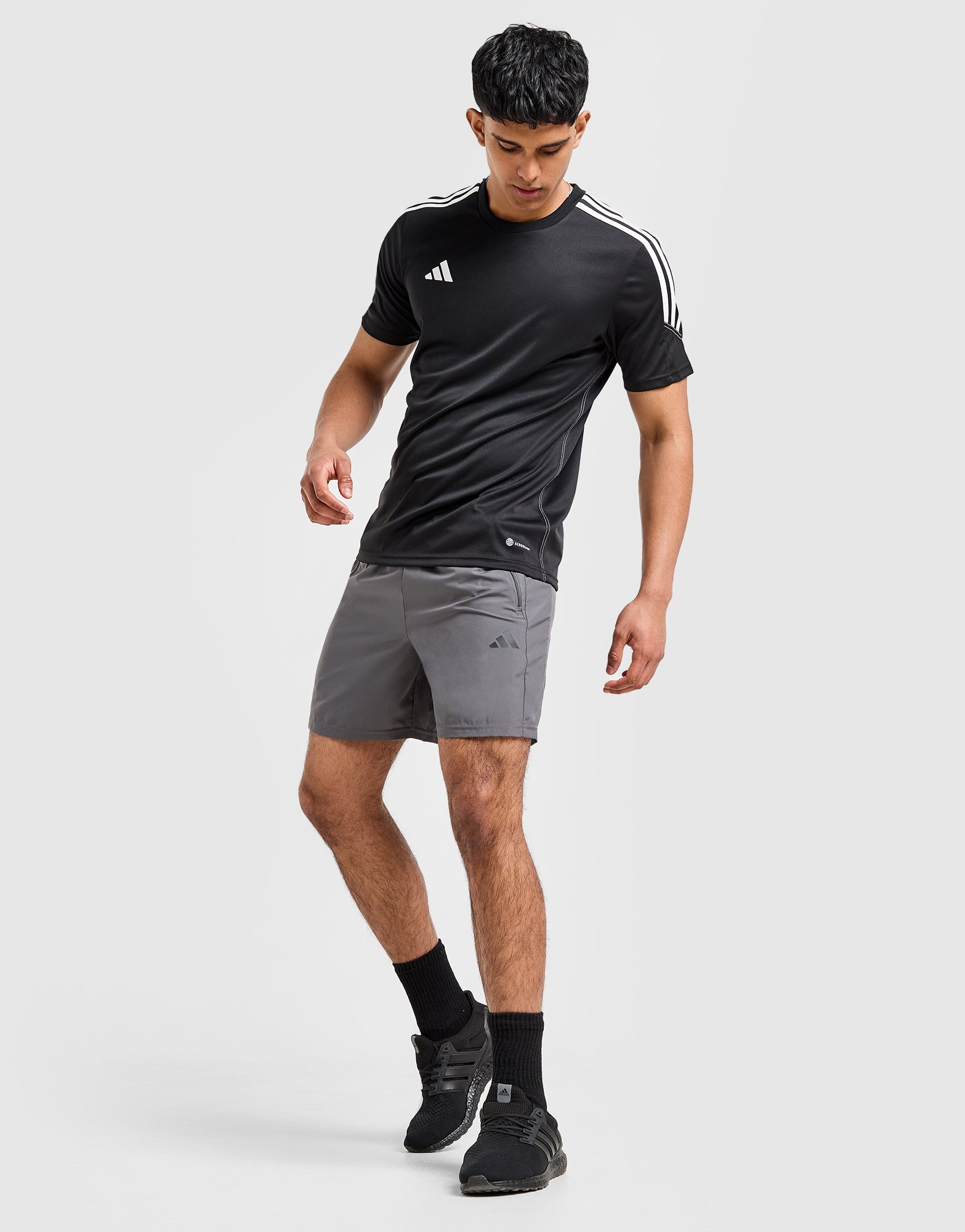 Grey Adidas Training Essential Woven Shorts Jd Sports Ireland