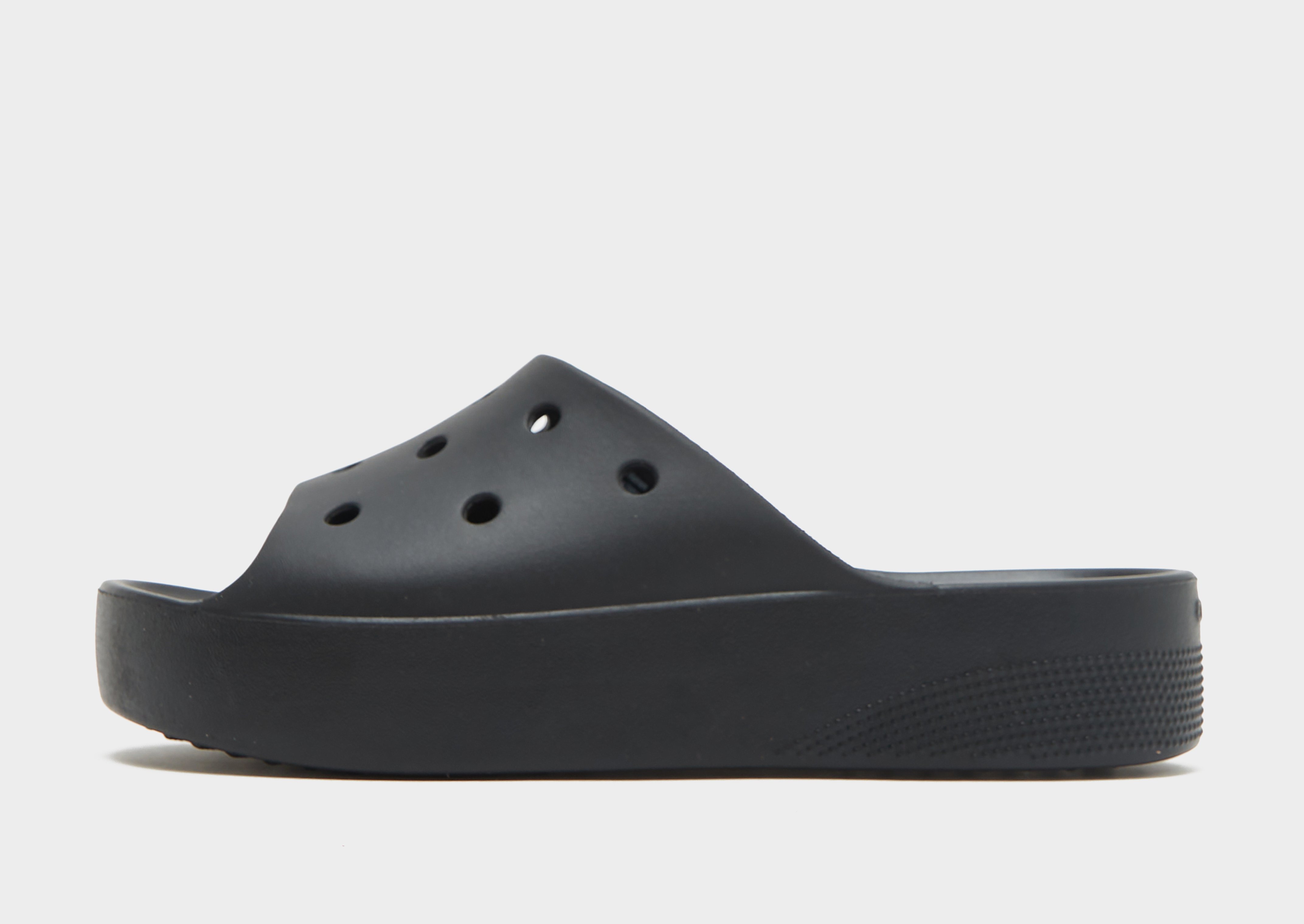 Black Crocs Classic Platform Slides Women's - JD Sports Ireland
