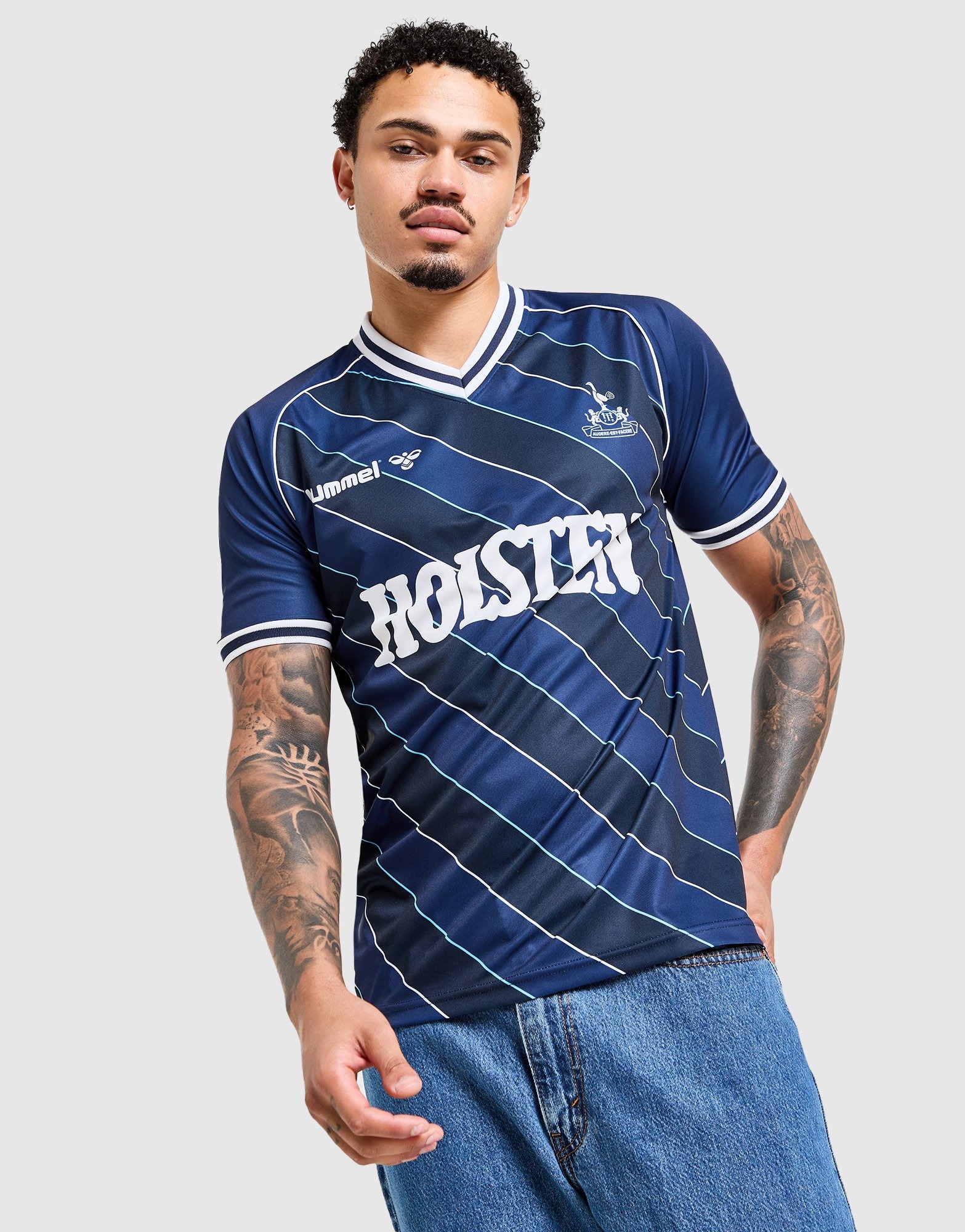 Blue Hummel Tottenham Hotspur '86 Retro Away Shirt - JD Sports NZ