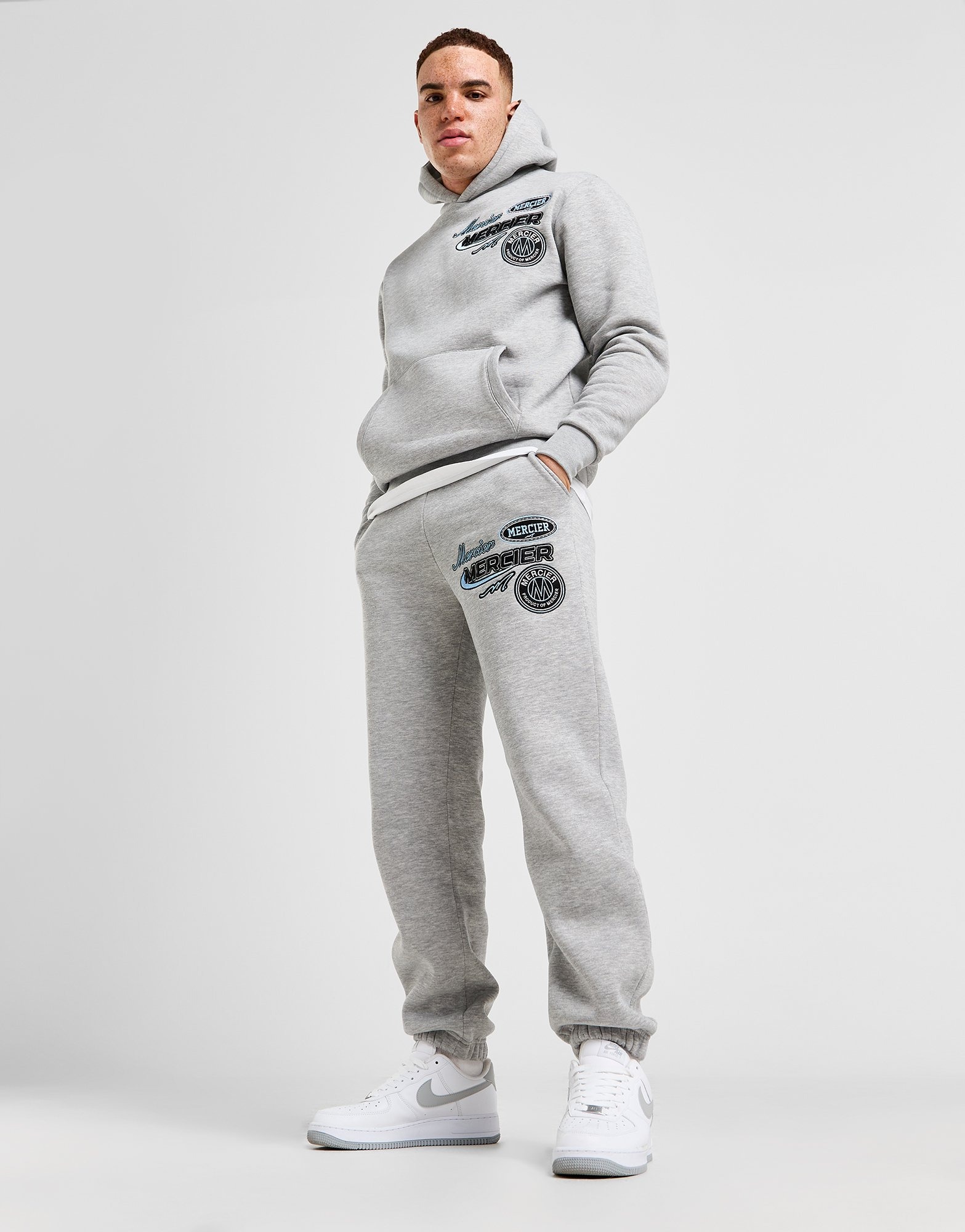 Grey MERCIER Racer Joggers - JD Sports Ireland