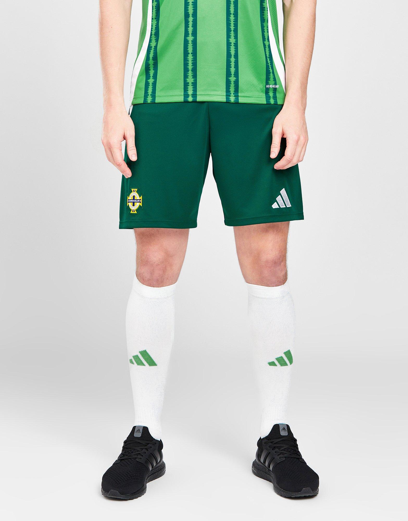 Green adidas Northern Ireland 2024 Home Shorts - JD Sports