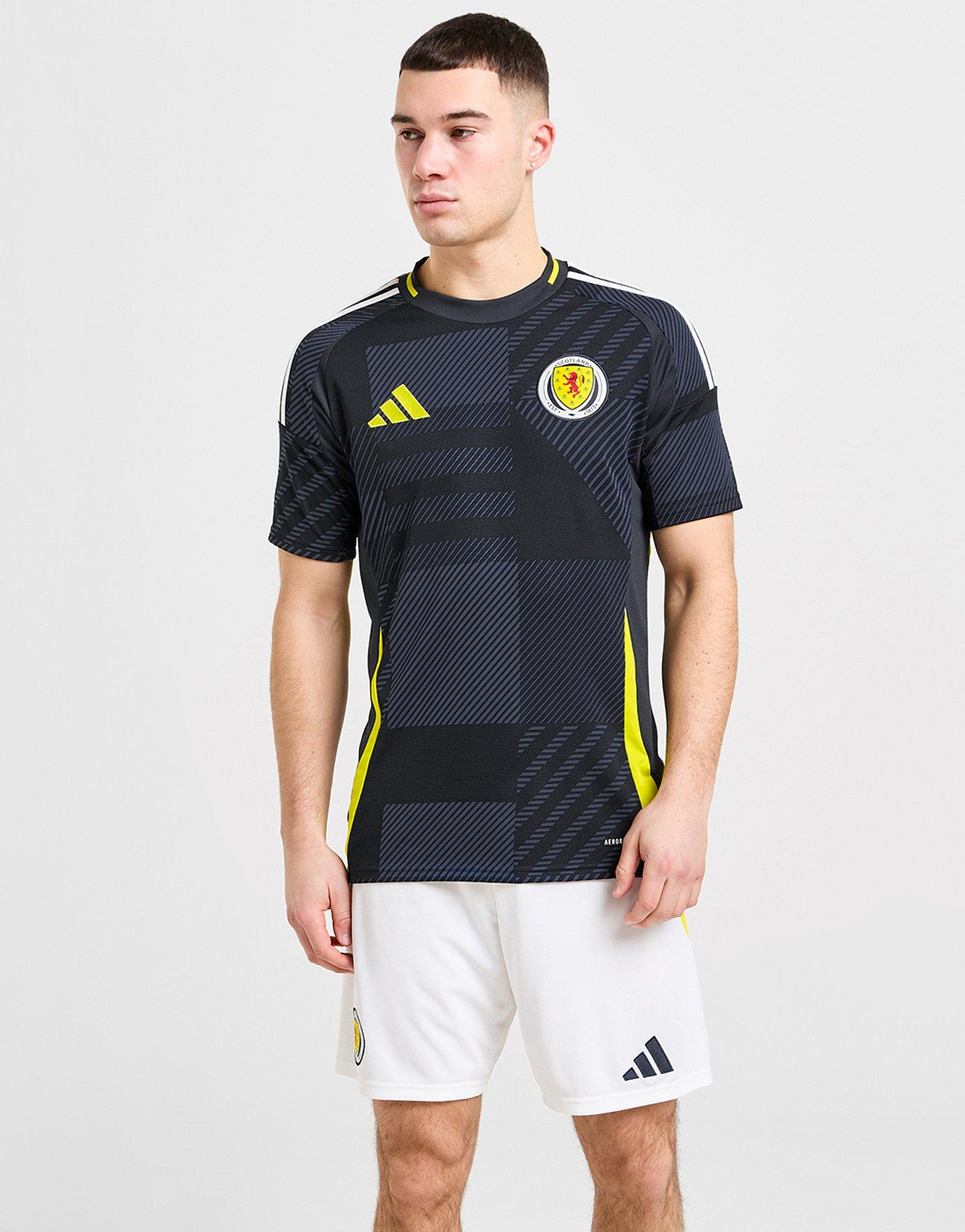 White adidas Scotland 2024 Home Shorts | JD Sports UK