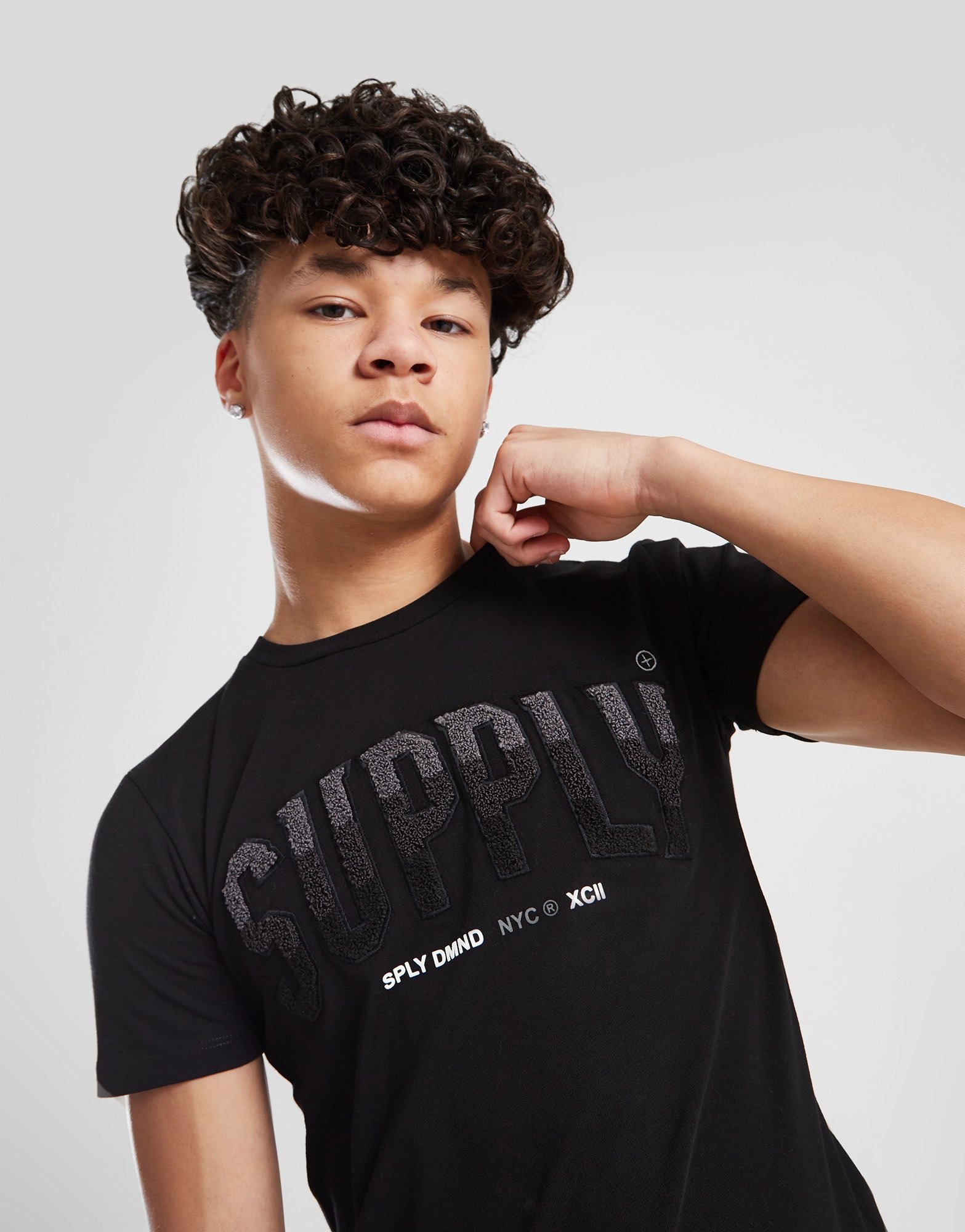 Zwart Supply & Demand Zuni T-Shirt Junior - JD Sports Nederland