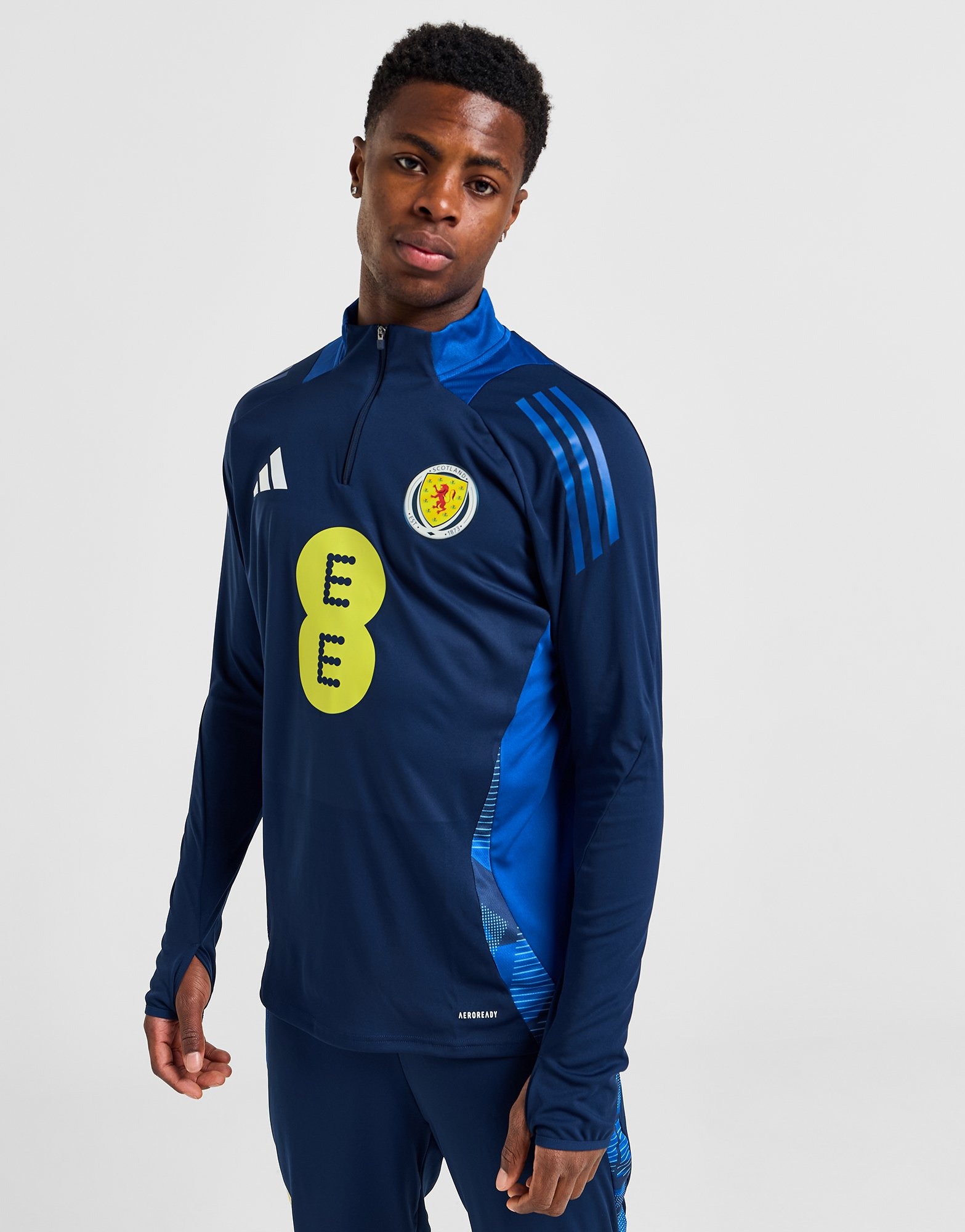 Blue adidas Scotland Tiro 24 Training Top - JD Sports Global