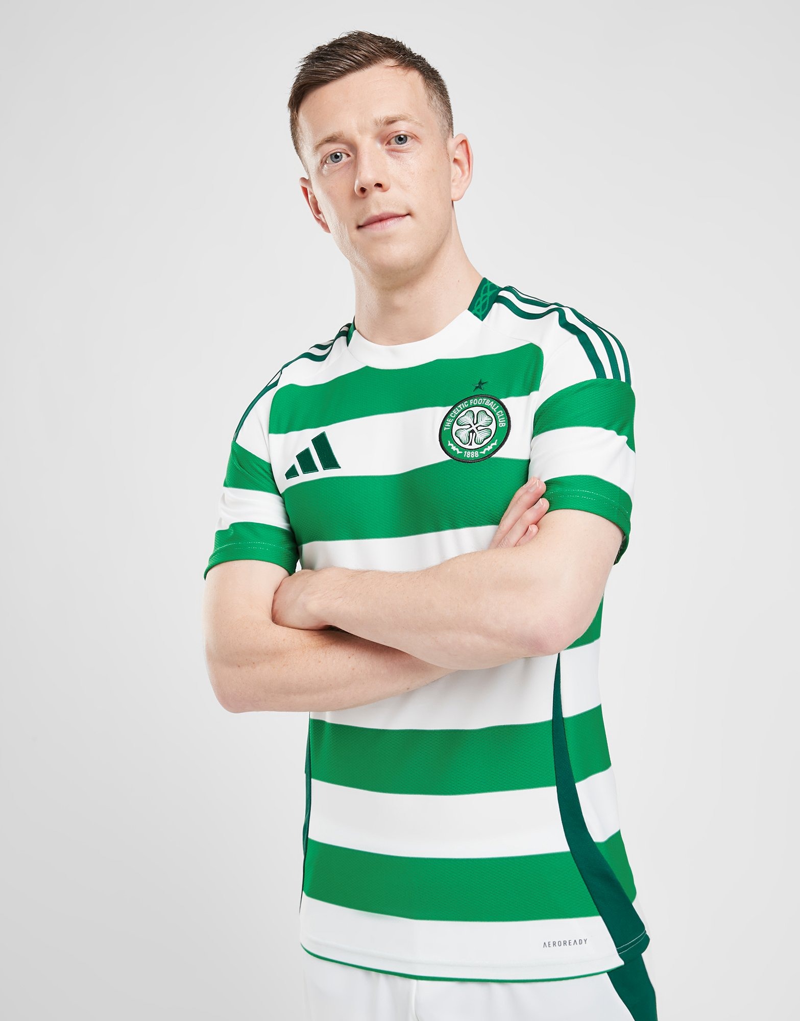 adidas Celtic 2024/25 Unsponsored Home Shirt em Verde | JD Sports