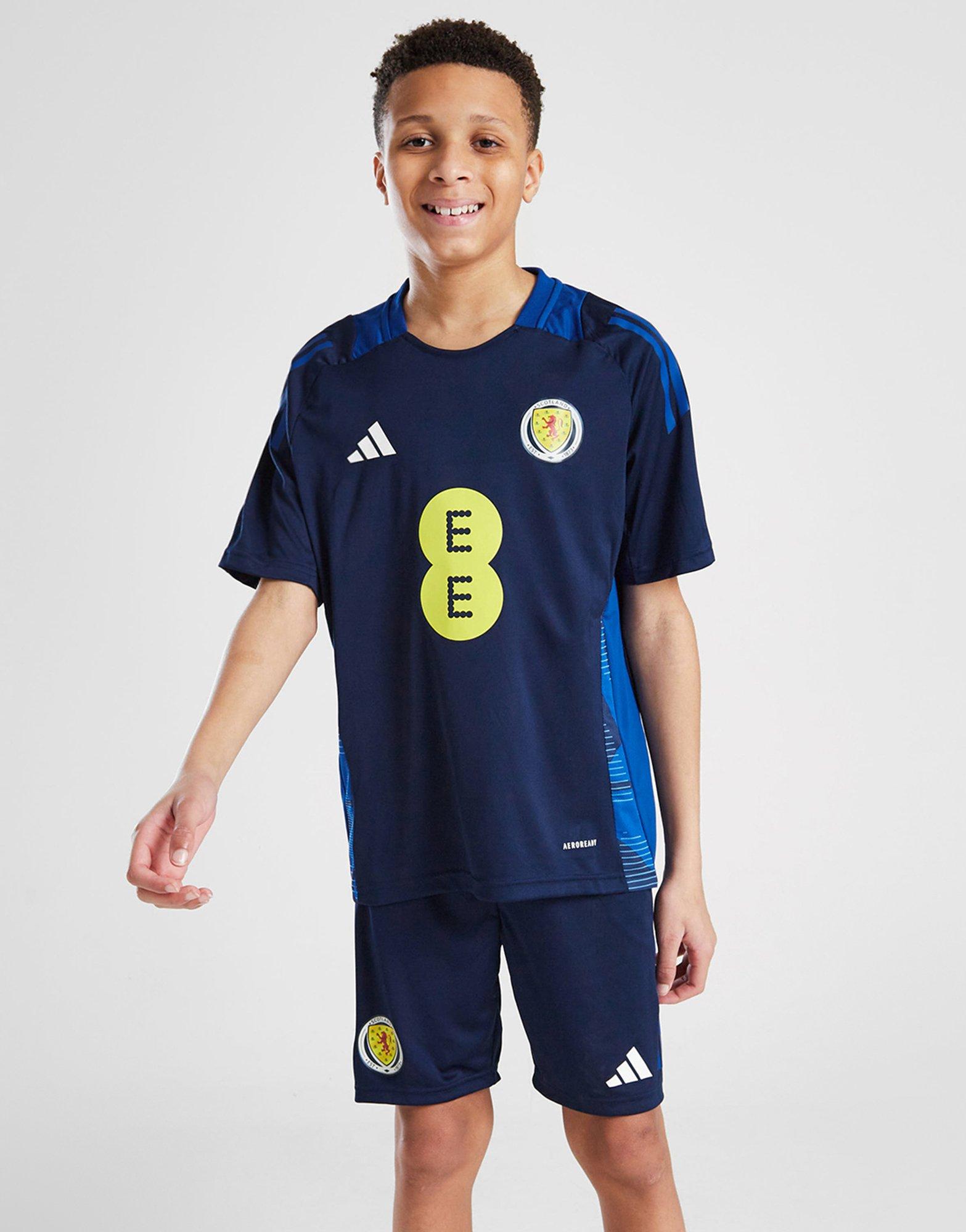 Blue adidas Scotland Tiro 24 Training Shorts Junior - JD Sports Ireland