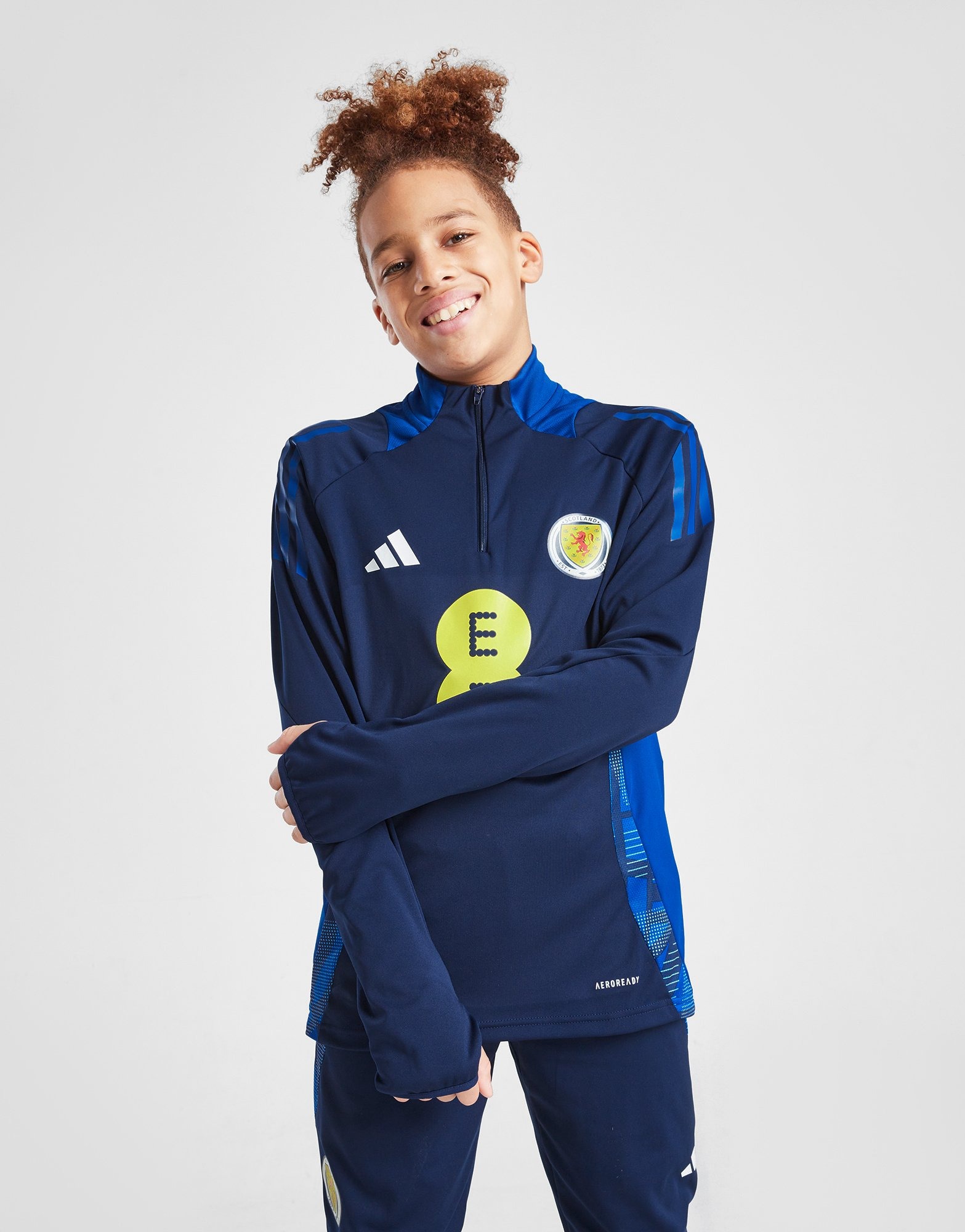 Blue adidas Scotland Tiro 24 Training Top Junior - JD Sports Australia