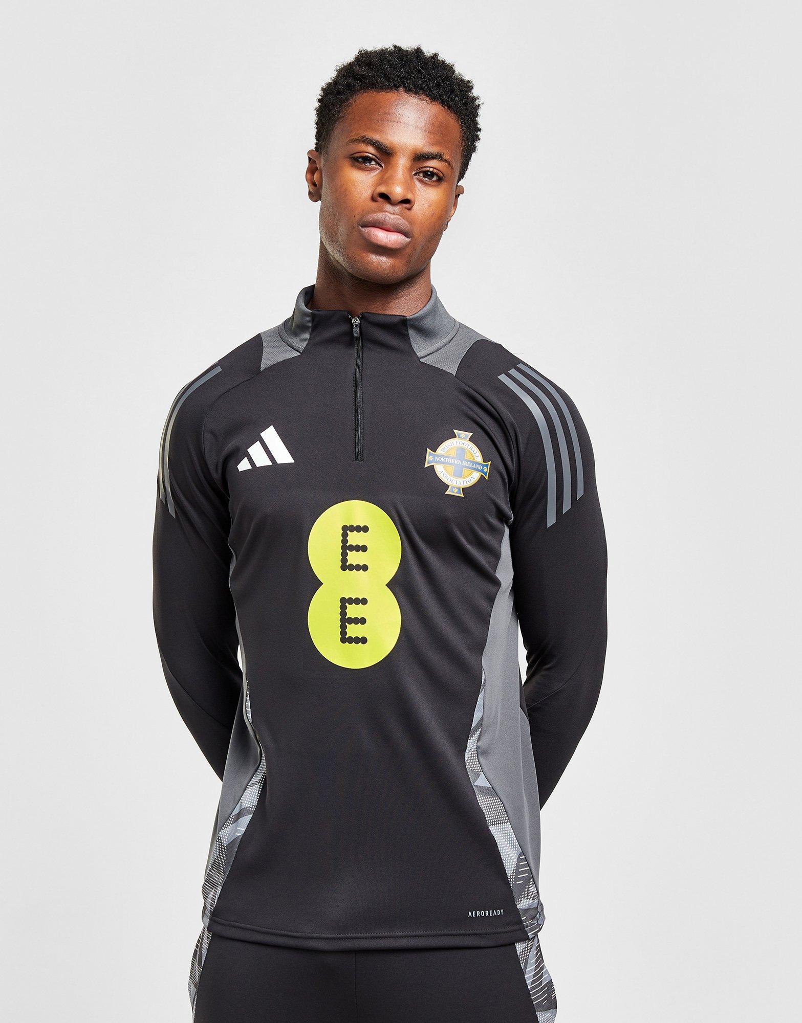 Black Adidas Northern Ireland Tiro 24 Training Top Jd Sports Nz