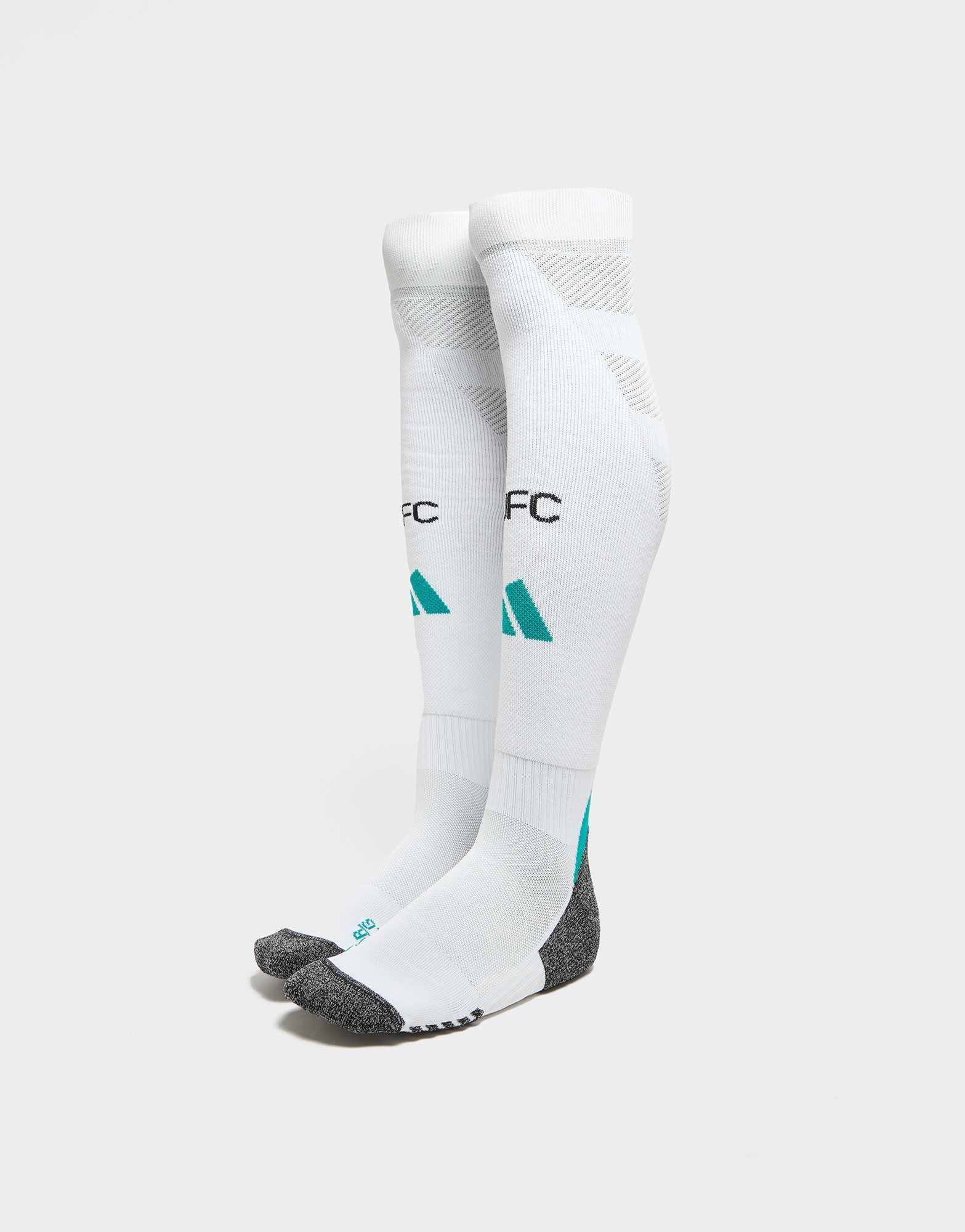 White adidas Newcastle United FC 2024/25 Third Socks Junior | JD Sports