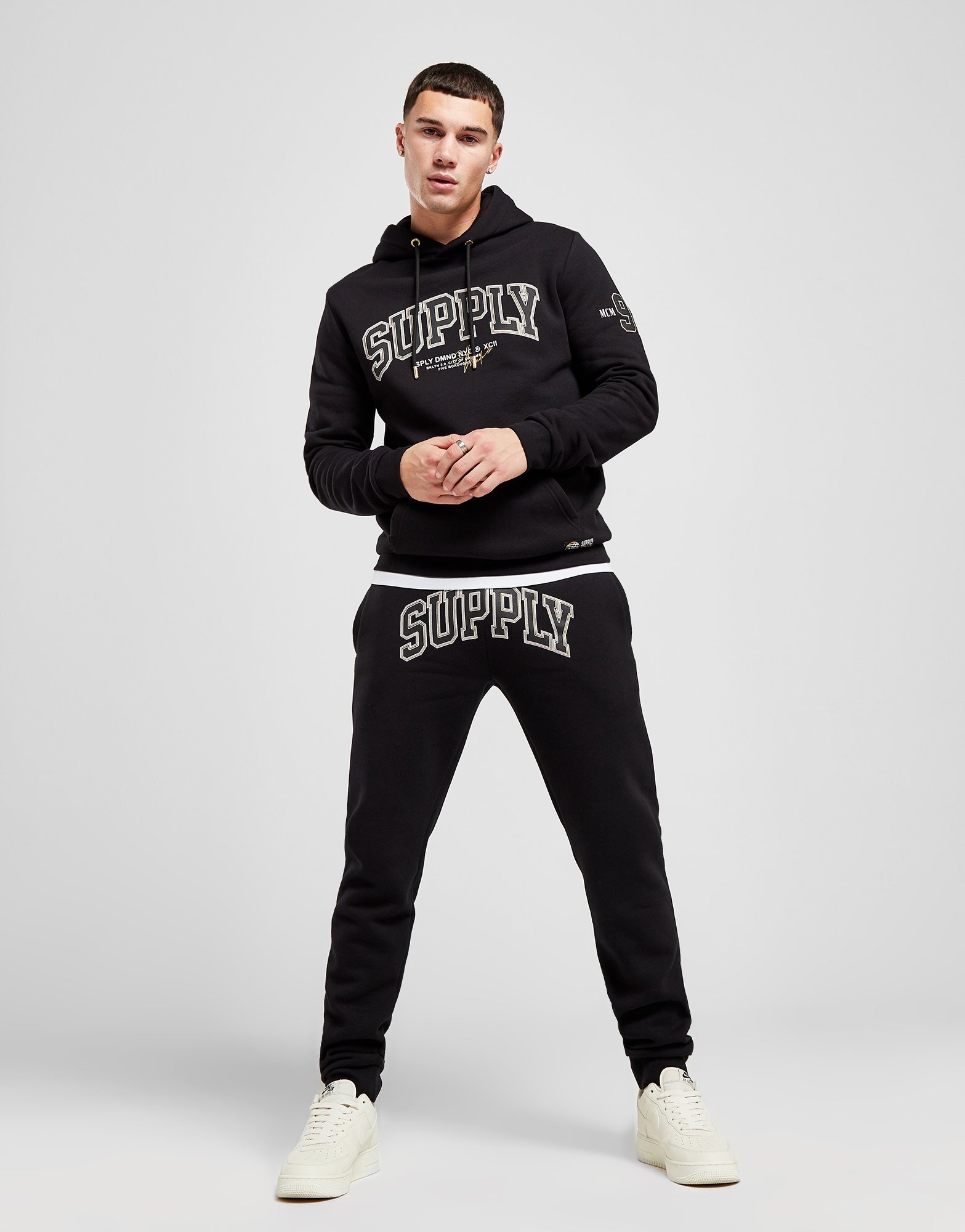 Supply And Demand Ring Joggers Em Preto Jd Sports