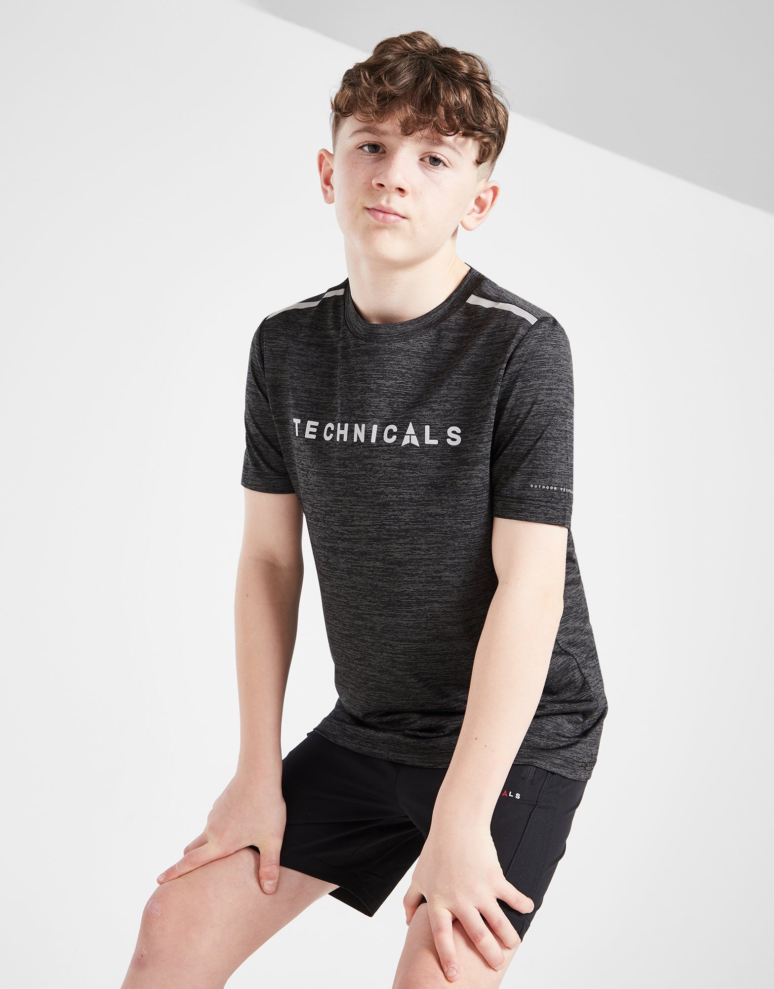 Zwart Technicals Talus T-Shirt Junior - JD Sports Nederland