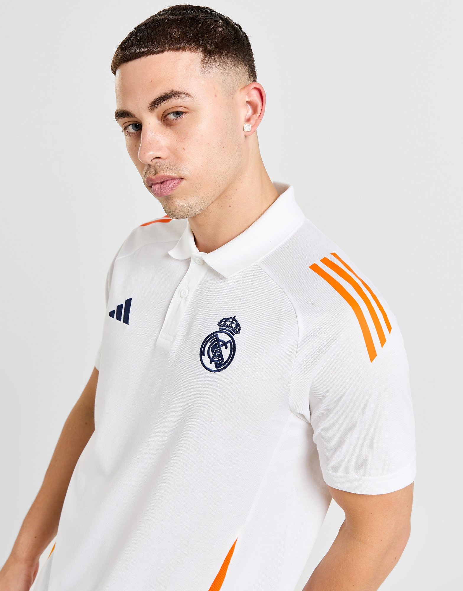 adidas Polo Real Madrid Homme Blanc- JD Sports France