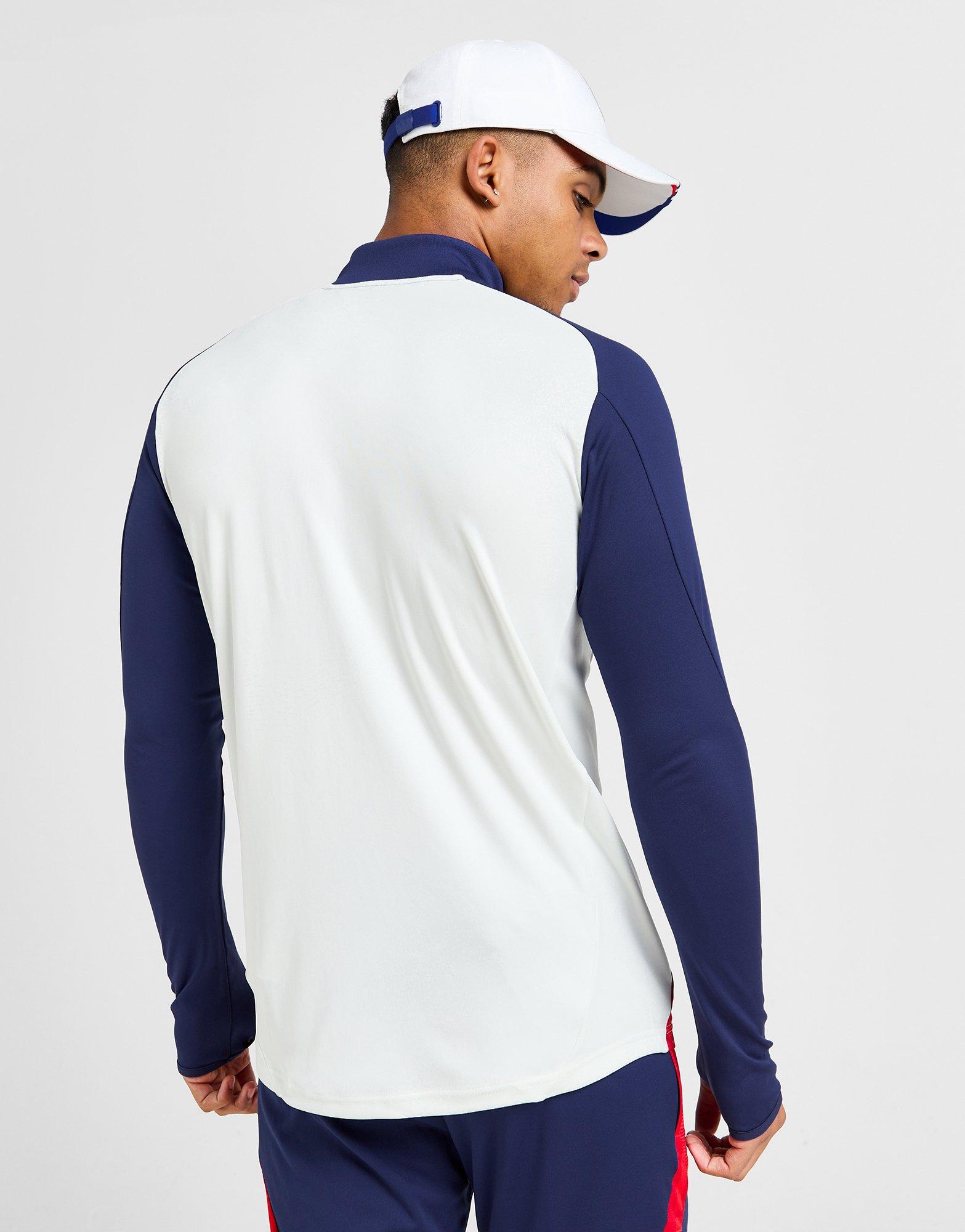 White adidas Olympique Lyon Training Top - JD Sports