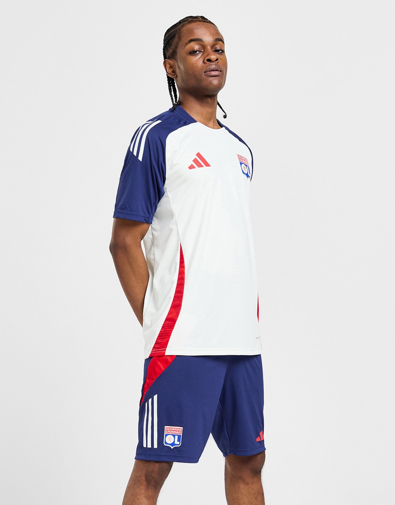 Blue adidas Olympique Lyon Training Shorts - JD Sports