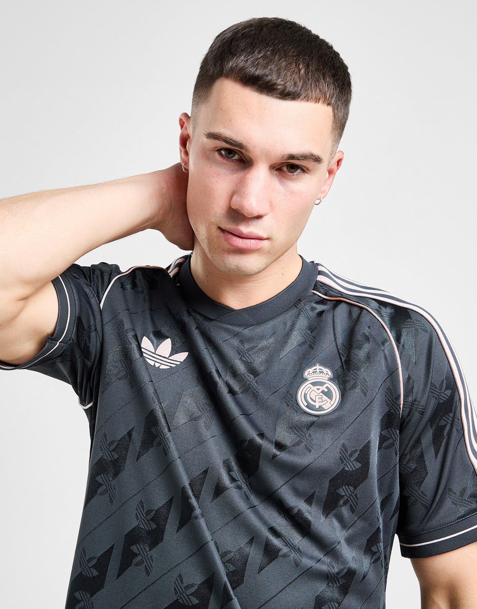 Grey adidas Originals Real Madrid LFSTLR Shirt - JD Sports