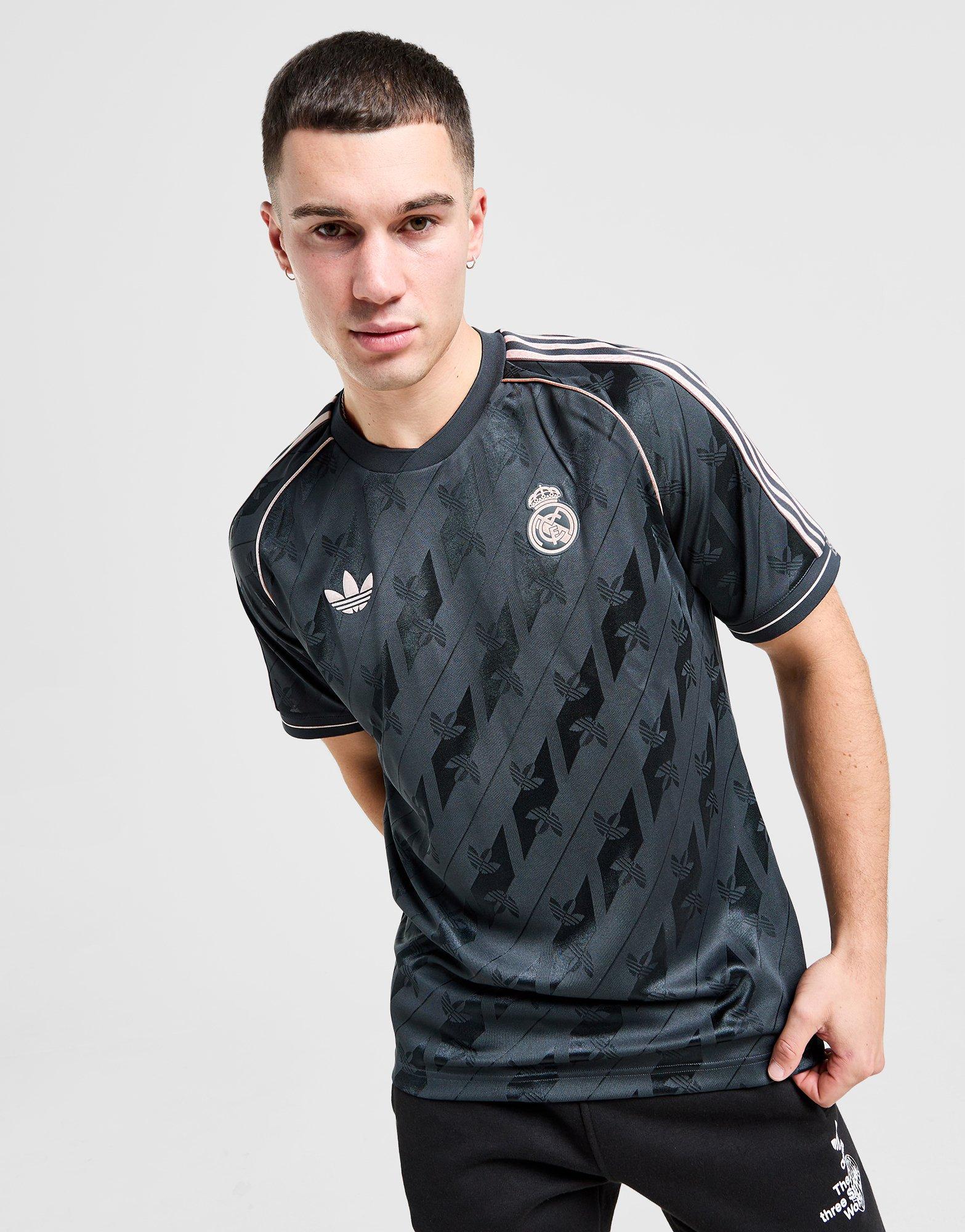 Grey adidas Originals Real Madrid LFSTLR Shirt - JD Sports
