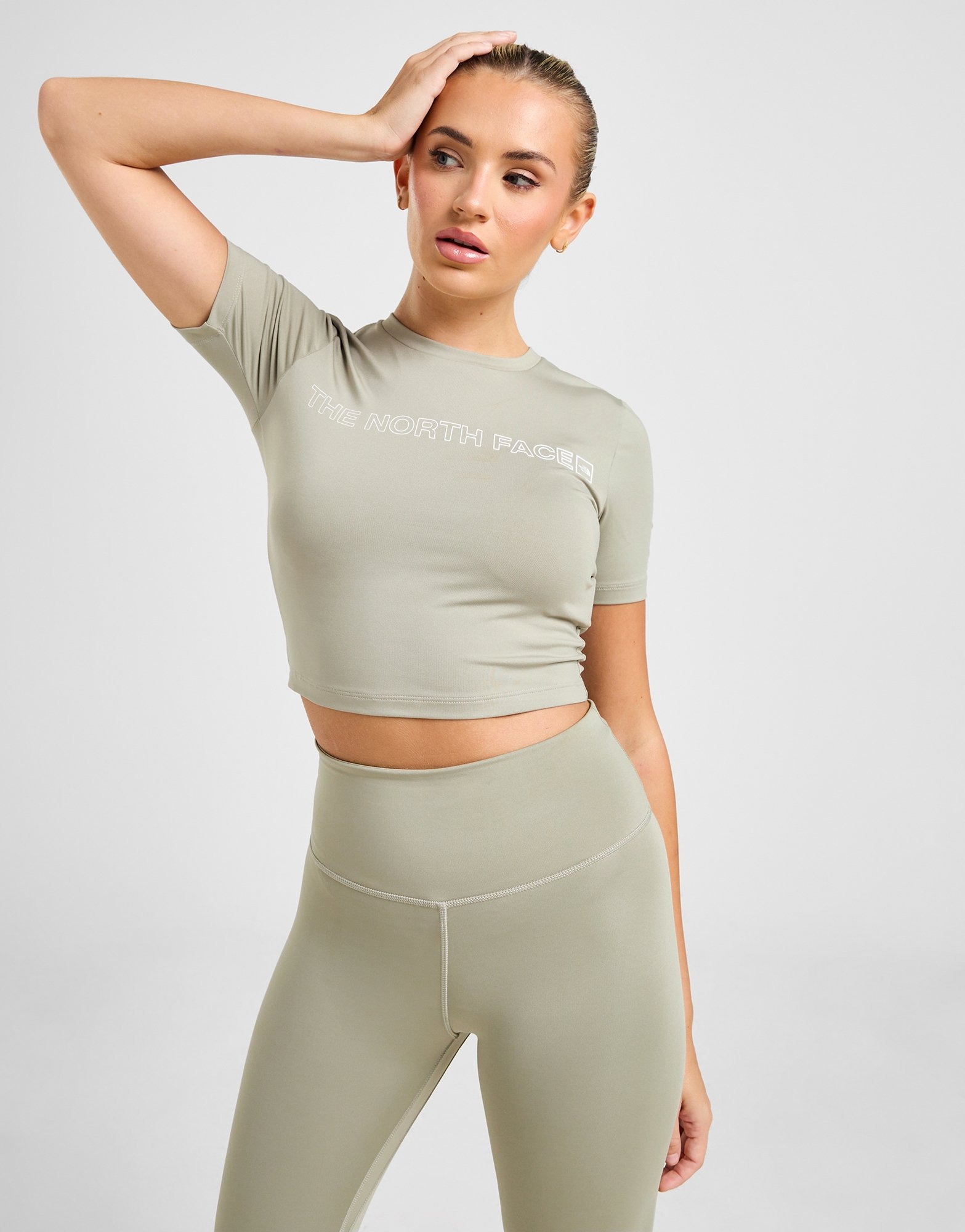 Green The North Face Fade Slim T-Shirt | JD Sports UK