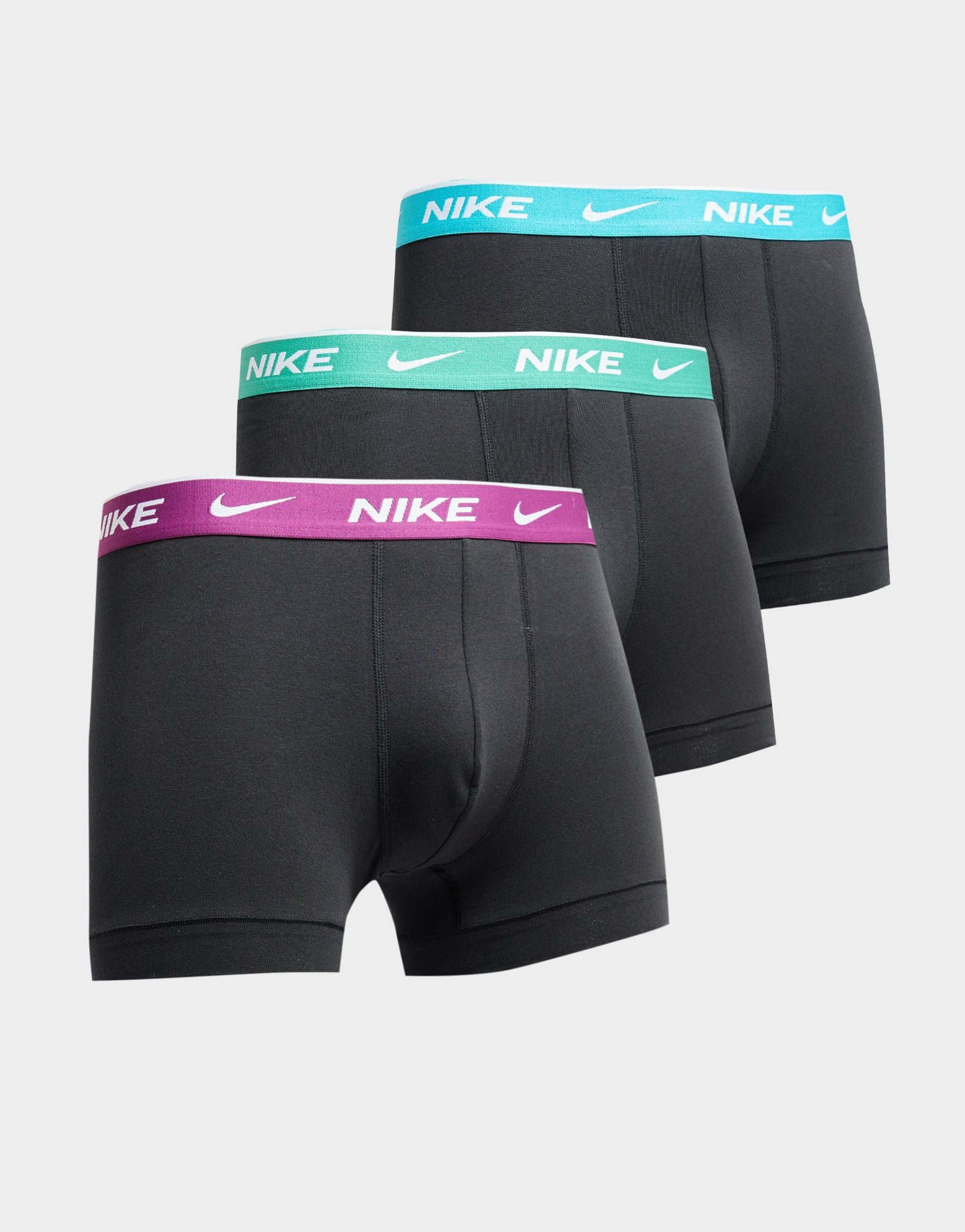 Black Nike 3 Pack Trunks Jd Sports Nz