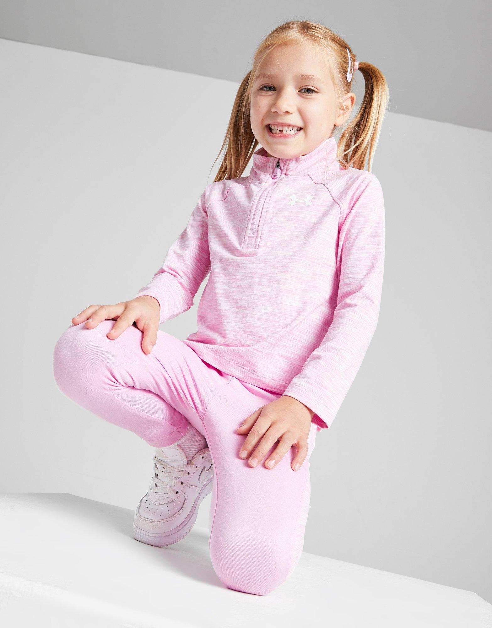 Pink Under Armour Girls' Twist 1/4 Zip Tracksuit Infant - JD Sports