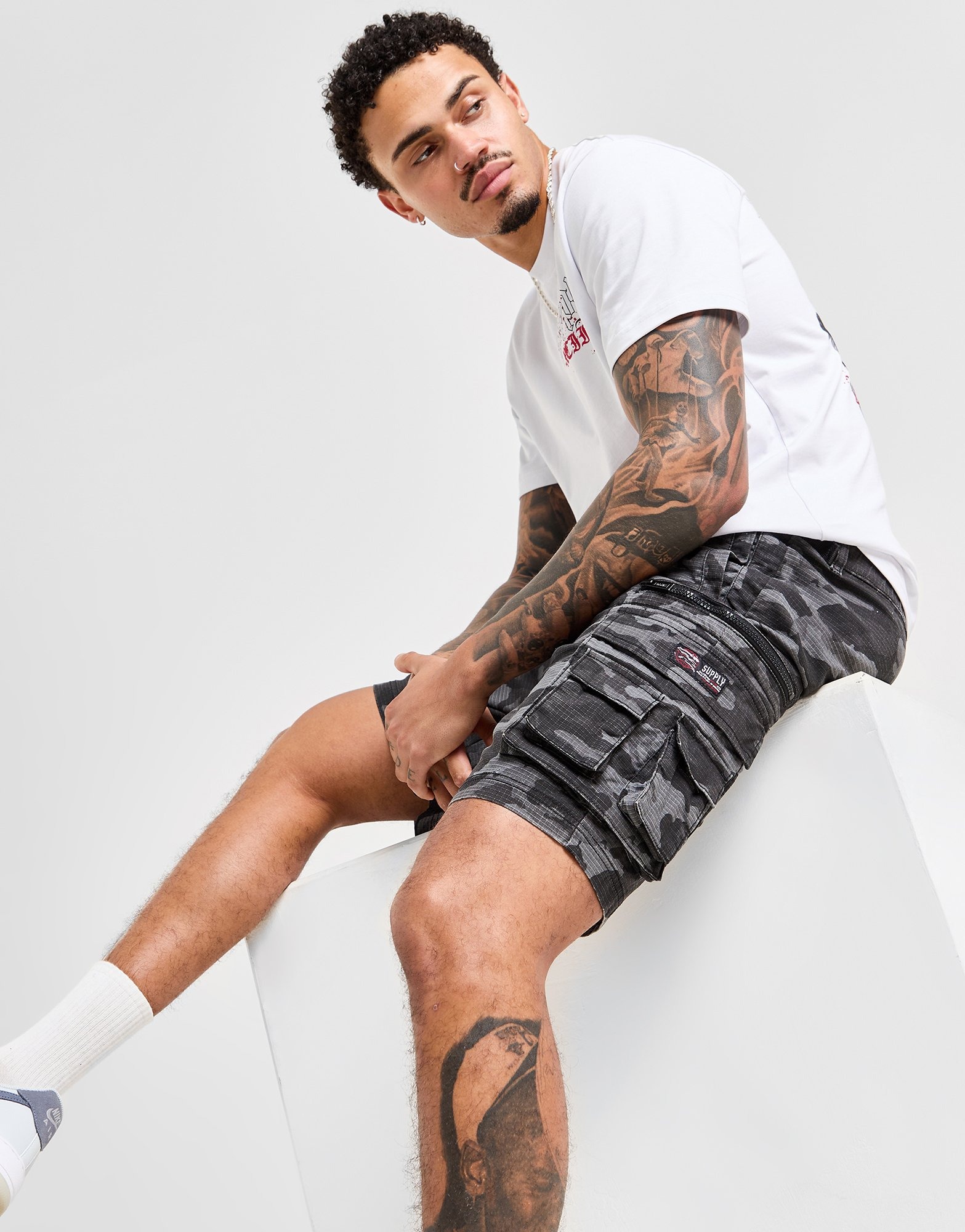 Grey Supply & Demand Omega Shorts | JD Sports UK