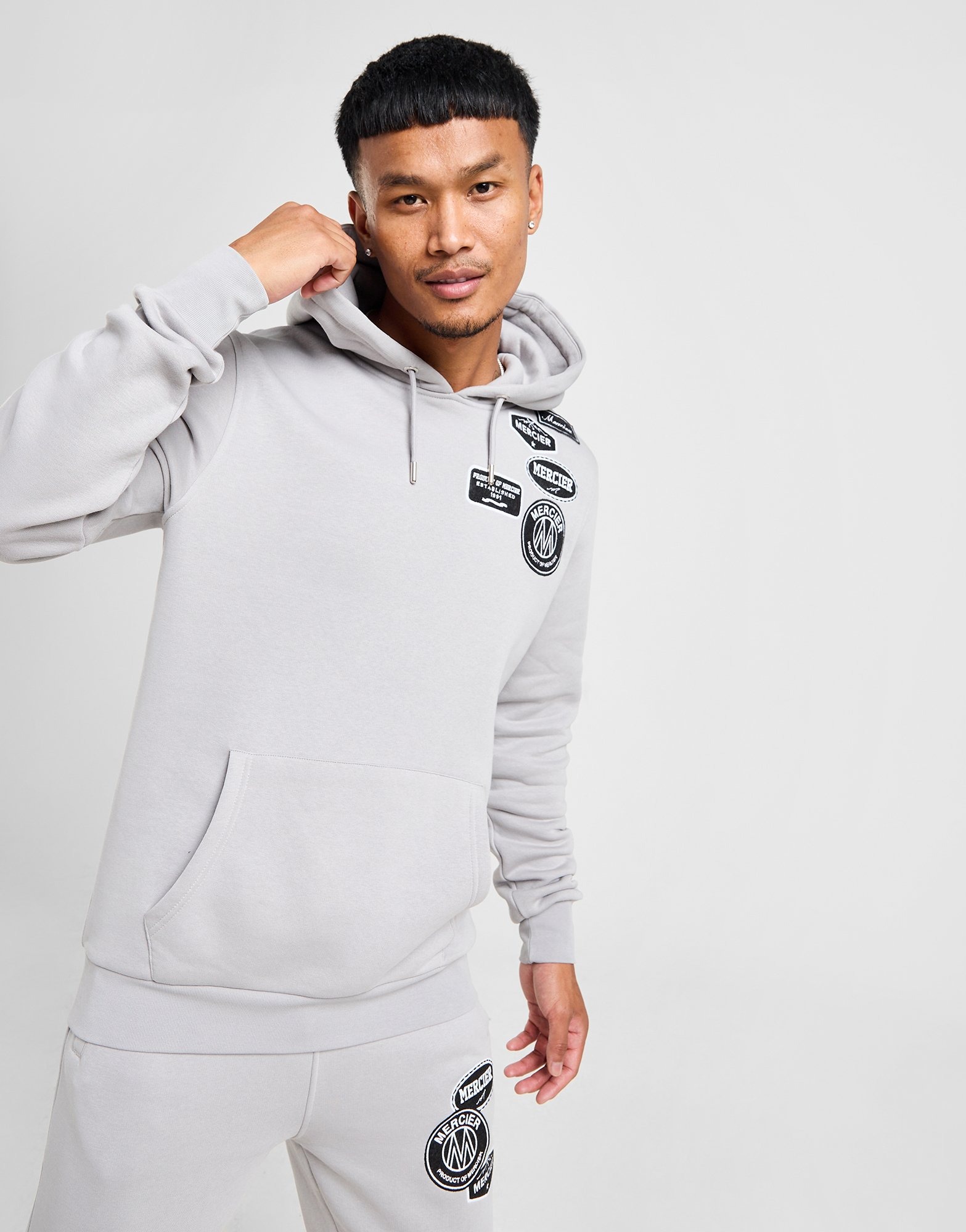MERCIER Mono Hoodie Grau - JD Sports Deutschland