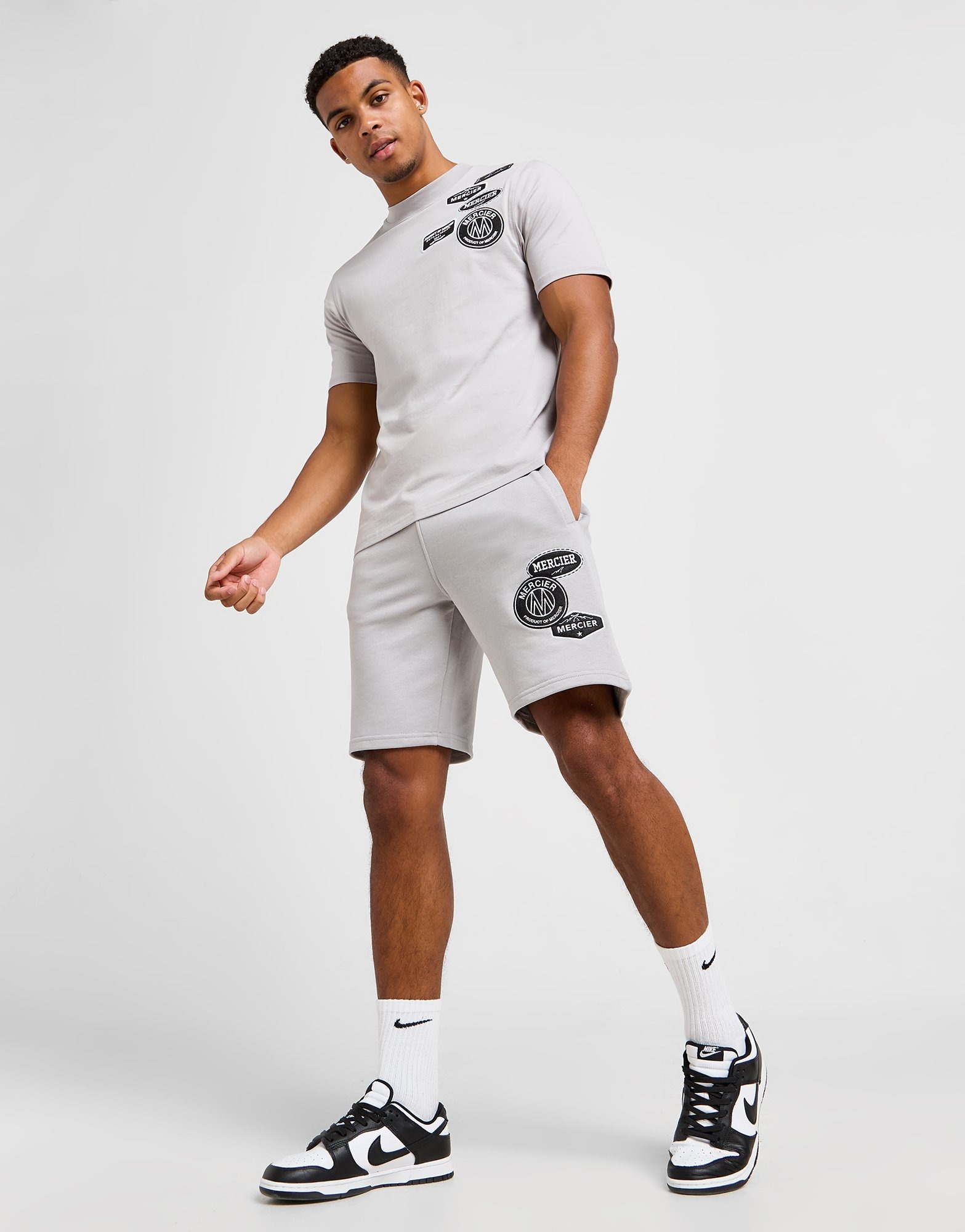 Grijs MERCIER Mono Shorts - JD Sports Nederland