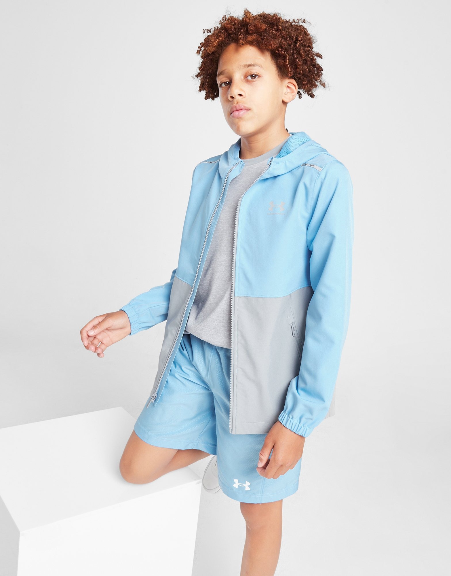 Under Armour Reflective Windrunner Jacke Kinder Blau Jd Sports Österreich