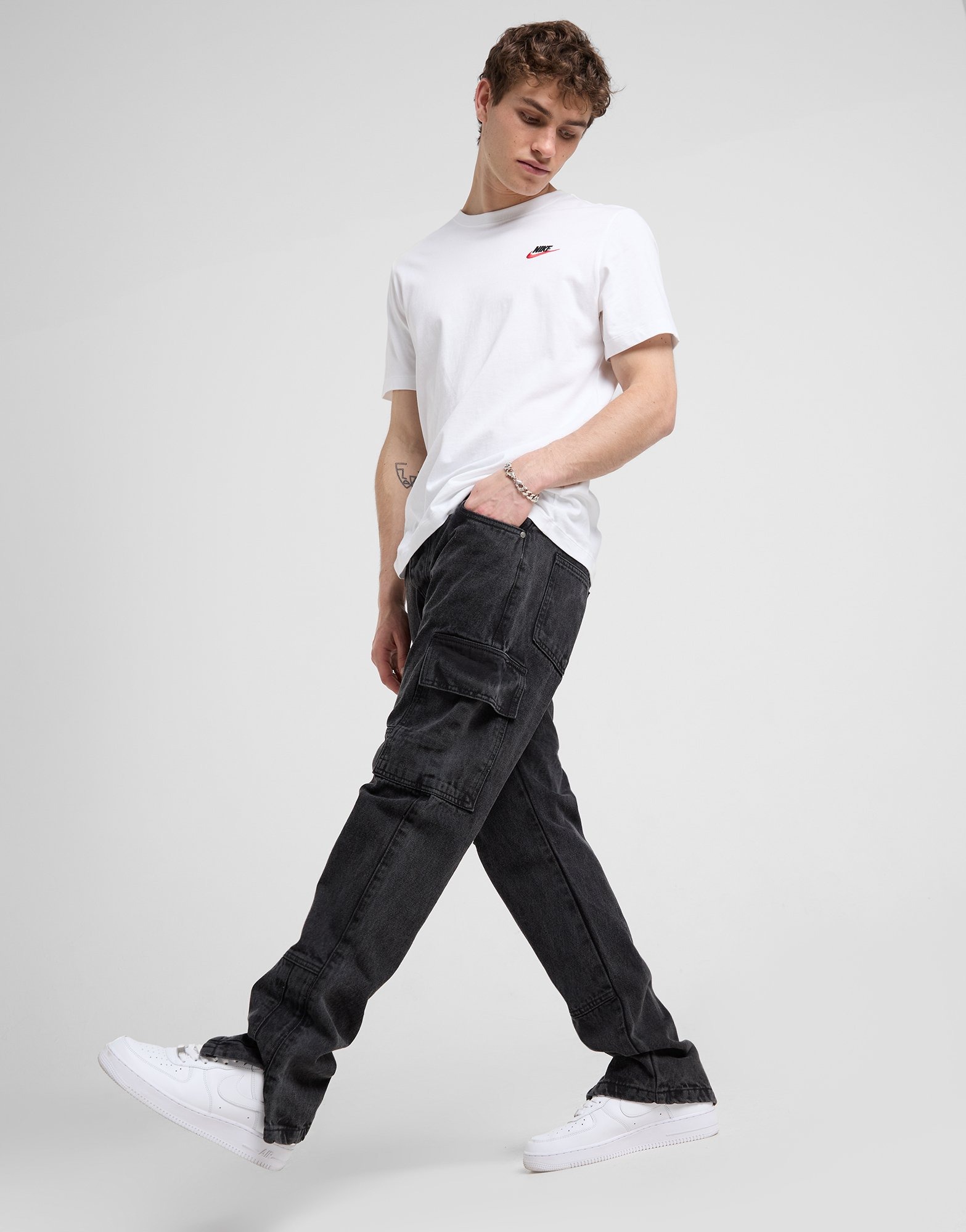 Zwart Brave Soul Cargo Jeans - JD Sports Nederland