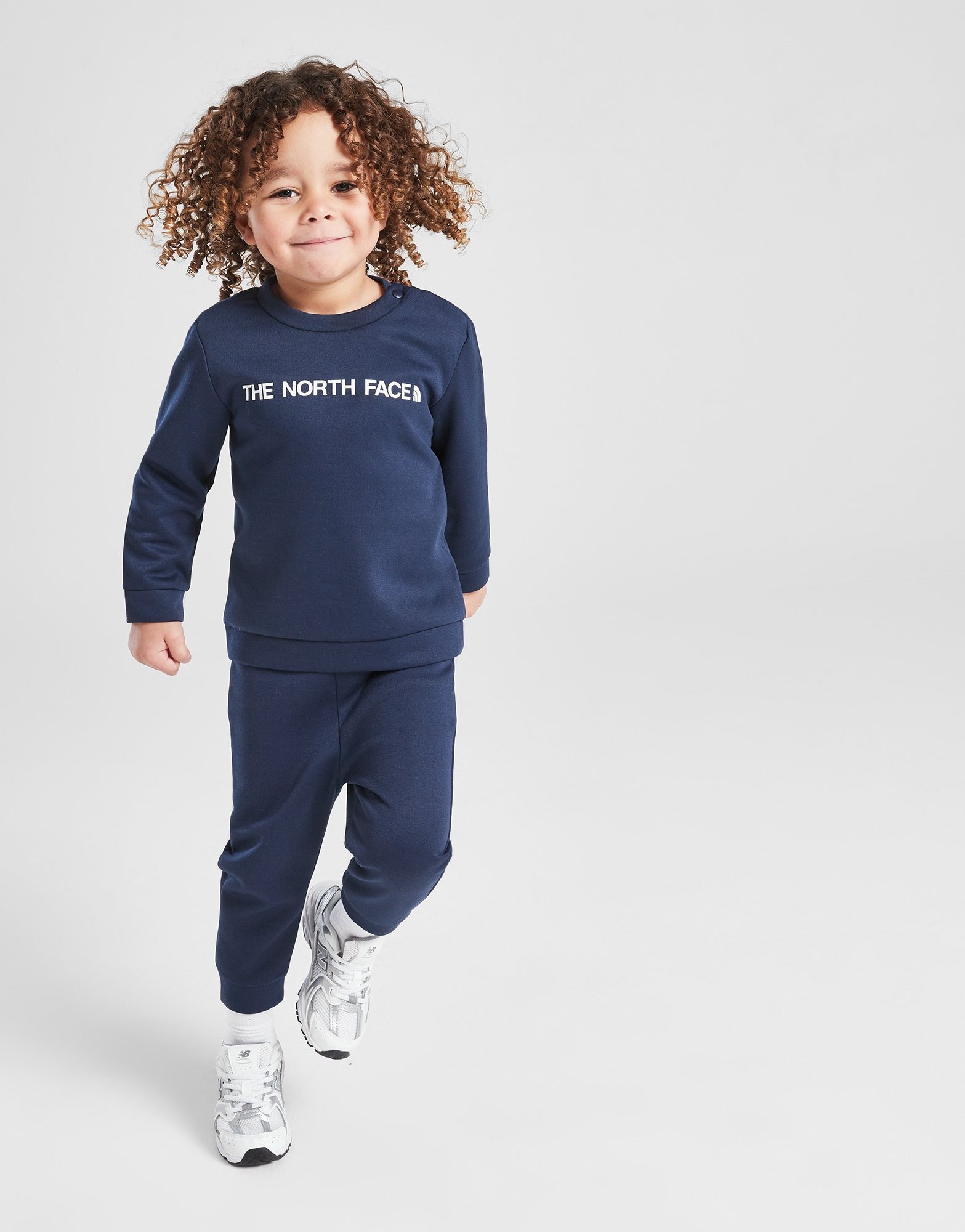Blue The North Face Poly Crew Tracksuit Infant - JD Sports
