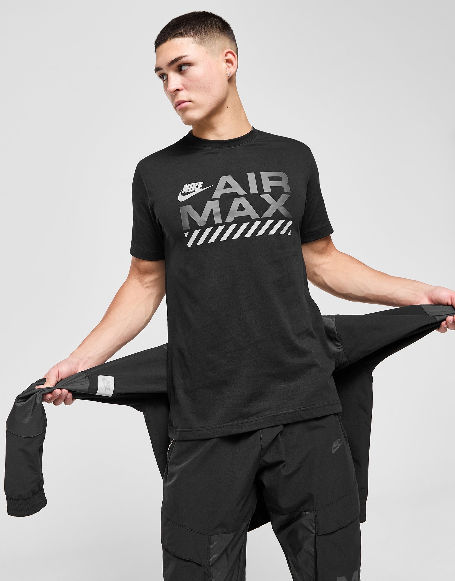 Nike Air Max Shirts Nike Air Max 95 T Shirt Men, Medium Olive White