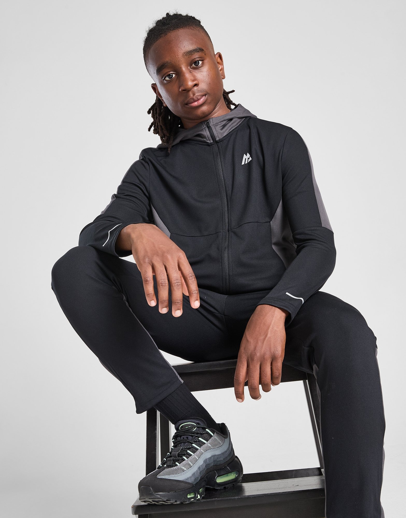 Black MONTIREX Pace 2 Tracksuit Junior | JD Sports UK