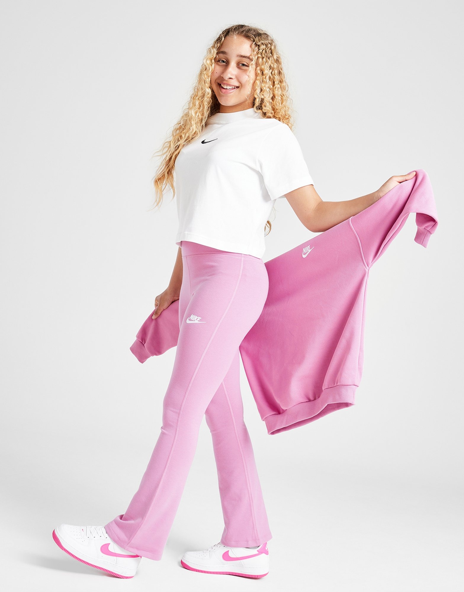 Nike Legging Flare Junior Rose- JD Sports France