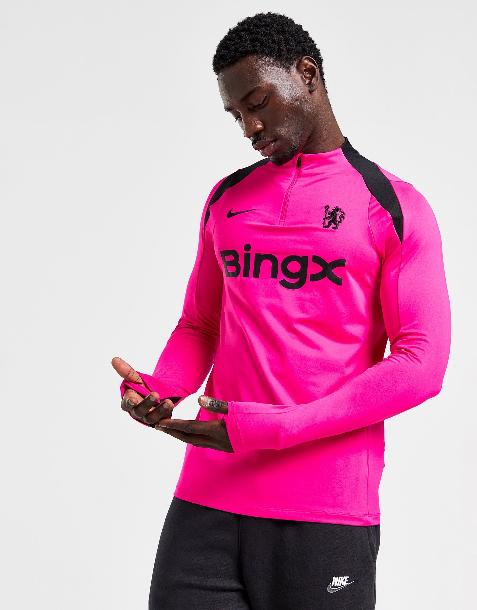 Pink Nike Chelsea FC Strike Drill Top | JD Sports Malaysia