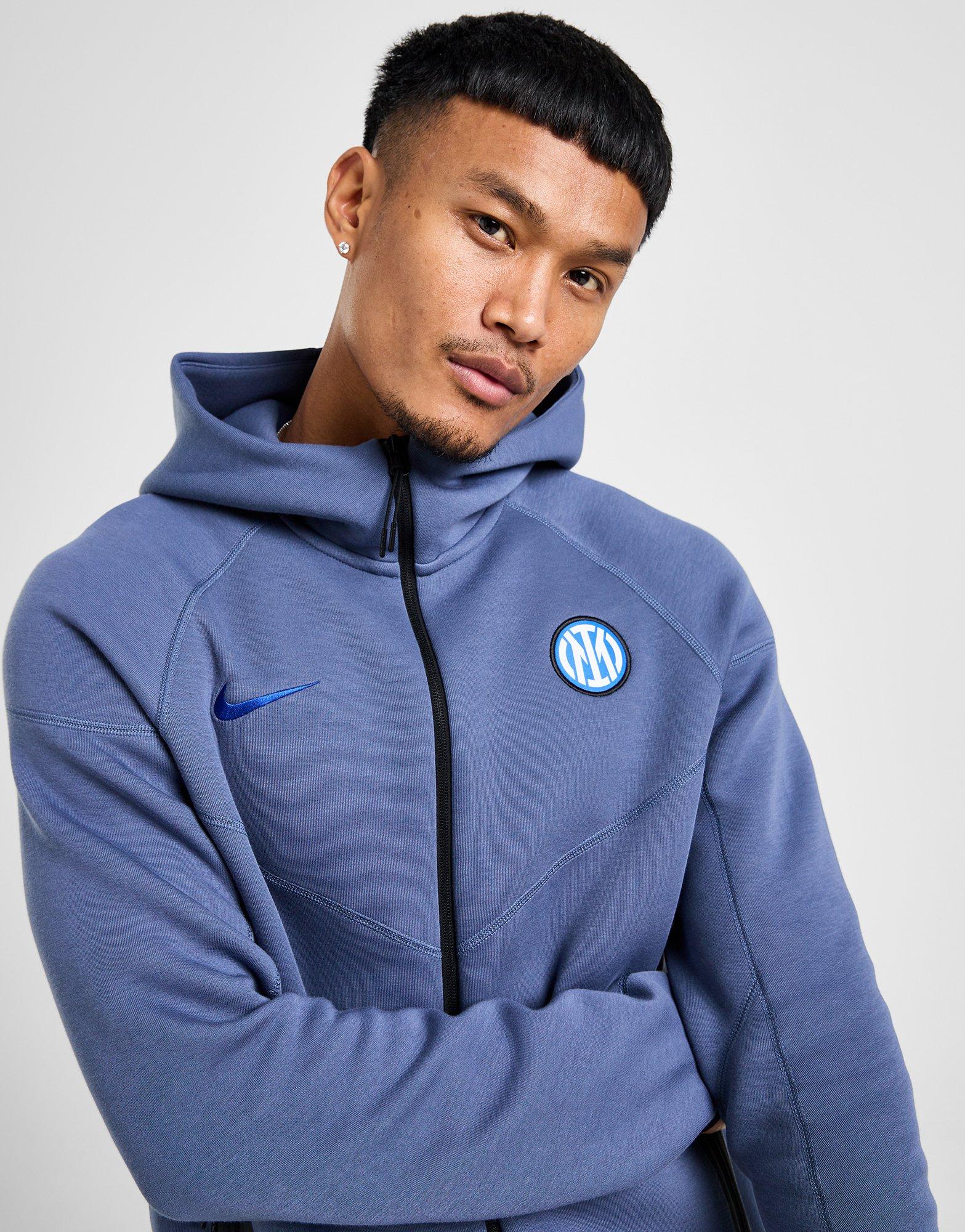 Black Nike Inter Milan Tech Fleece Hoodie | JD Sports UK
