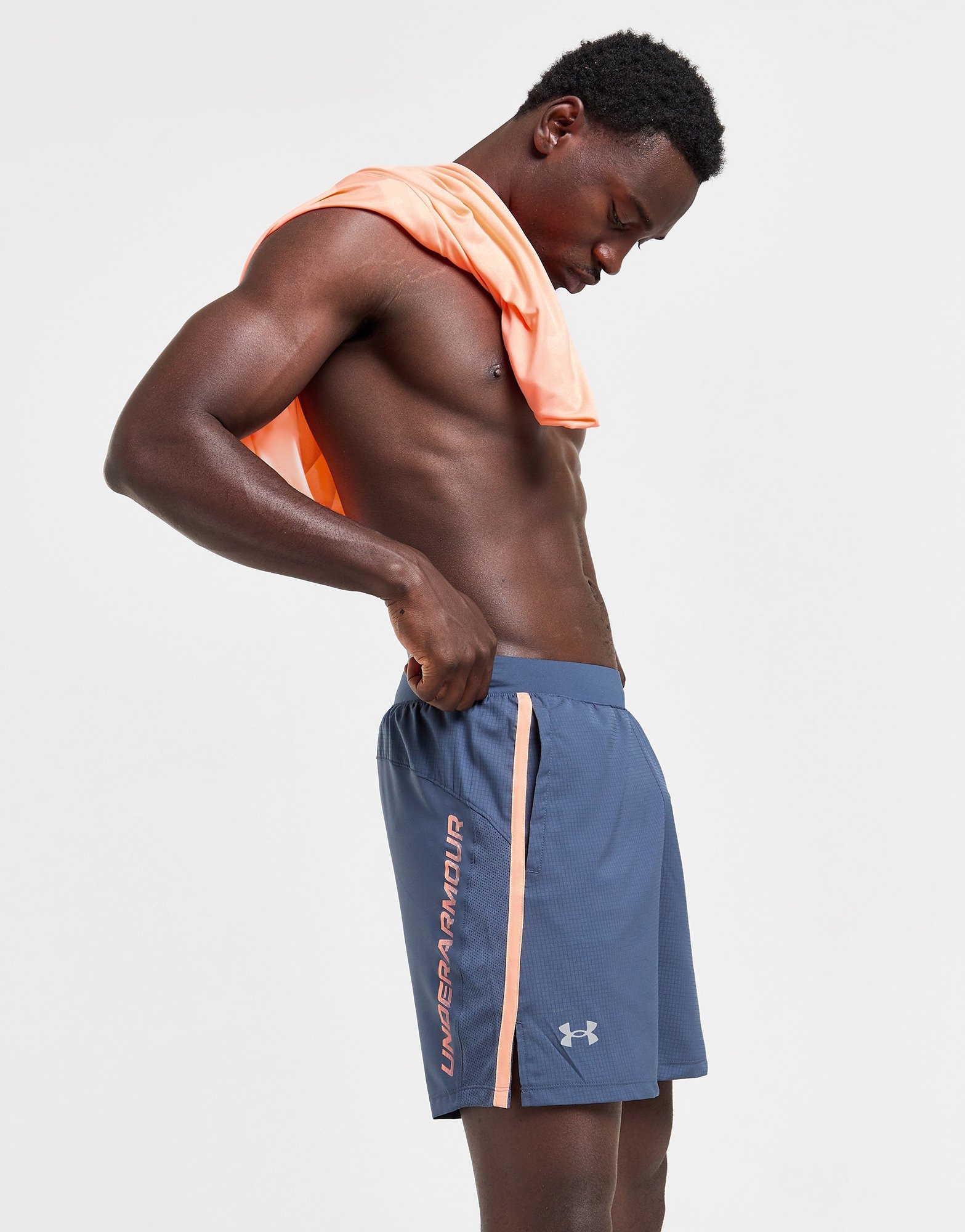 Grey Under Armour Launch Shorts Jd Sports