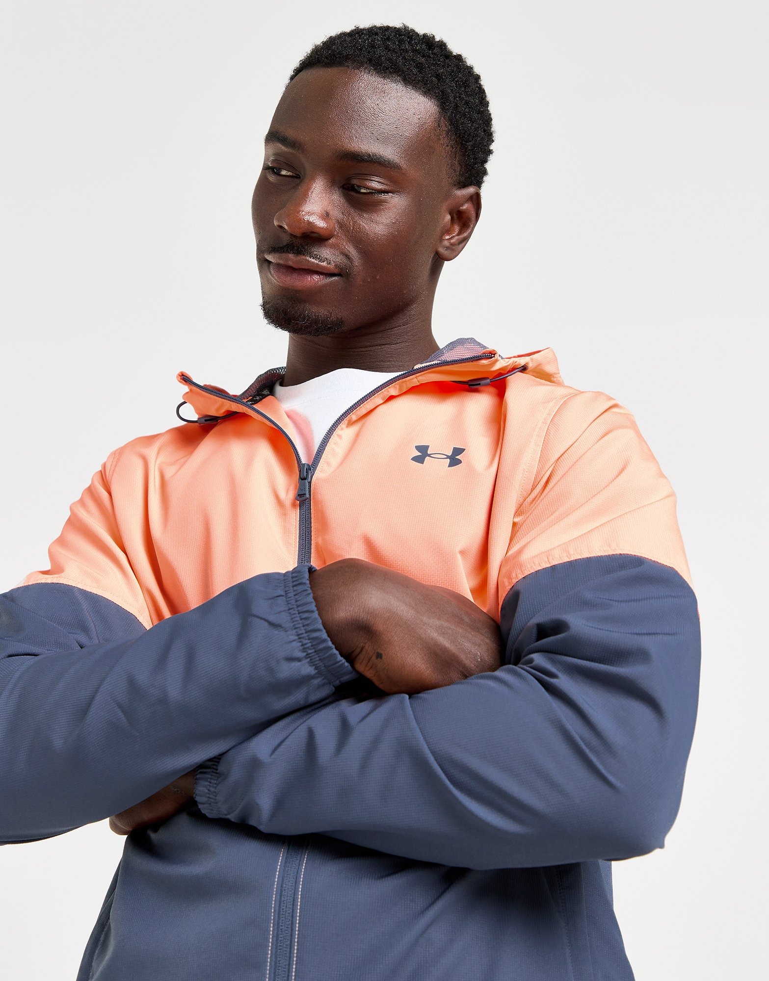 Blue Under Armour Wind Woven Jacket - JD Sports Australia