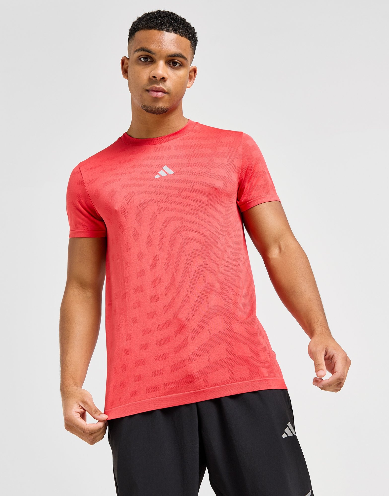 Red adidas Seamless T-shirt - JD Sports