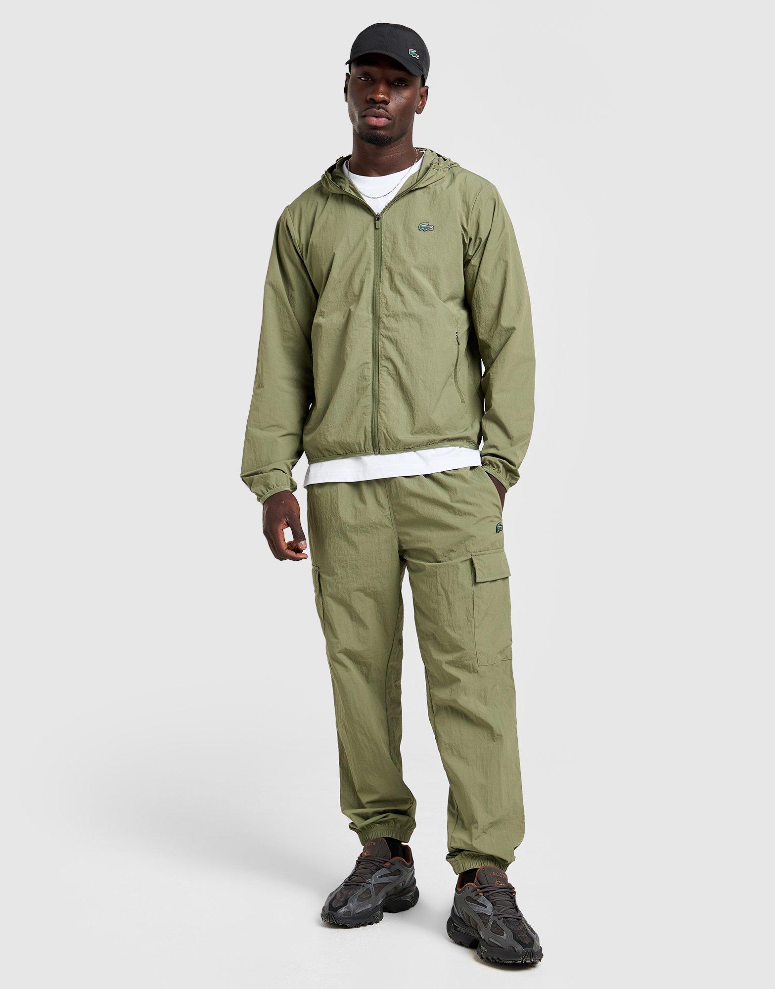 Green Lacoste Woven Full Zip Jacket - JD Sports Global Green Lacoste Woven Full Zip Jacket - JD Sports Global