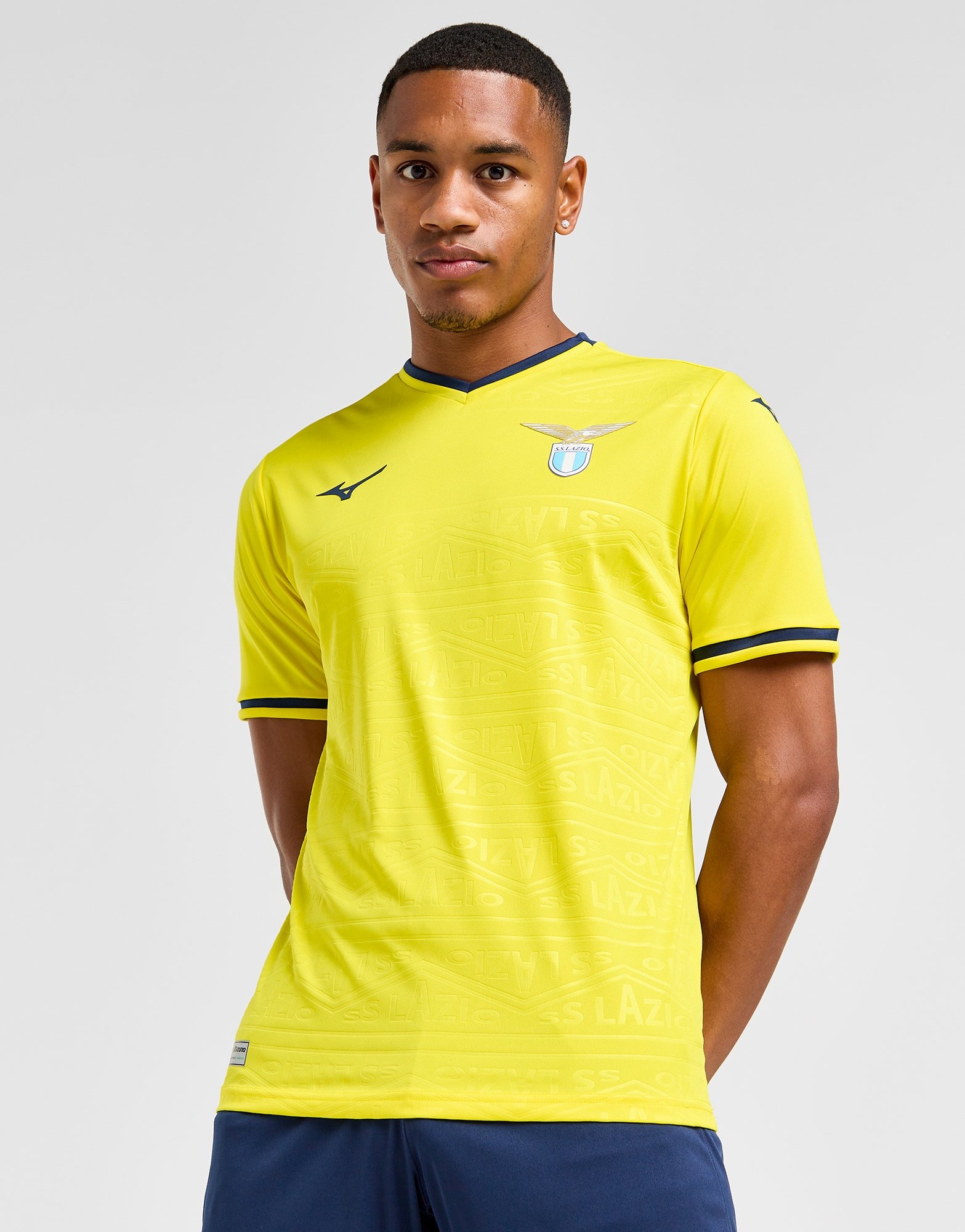 Yellow Mizuno Lazio 2024/25 Away Shirt - JD Sports