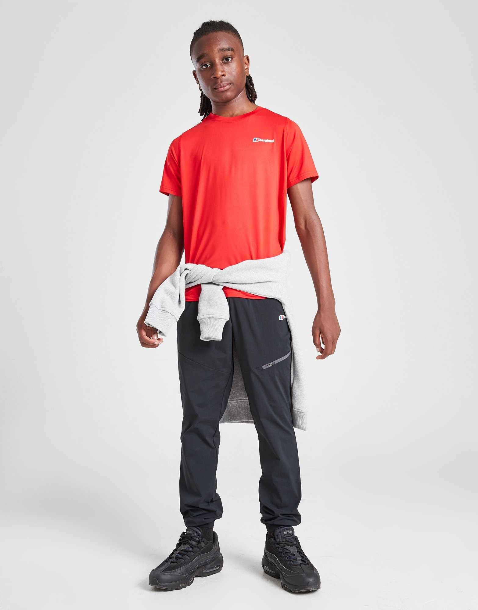 Red Berghaus Reflective Tech T-shirt Junior - JD Sports